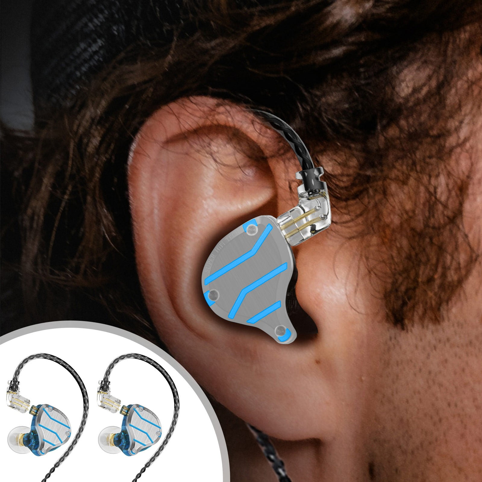 UAEBM In-Ear Remote Control Earphones - Built-in Microphone, Heavy ...