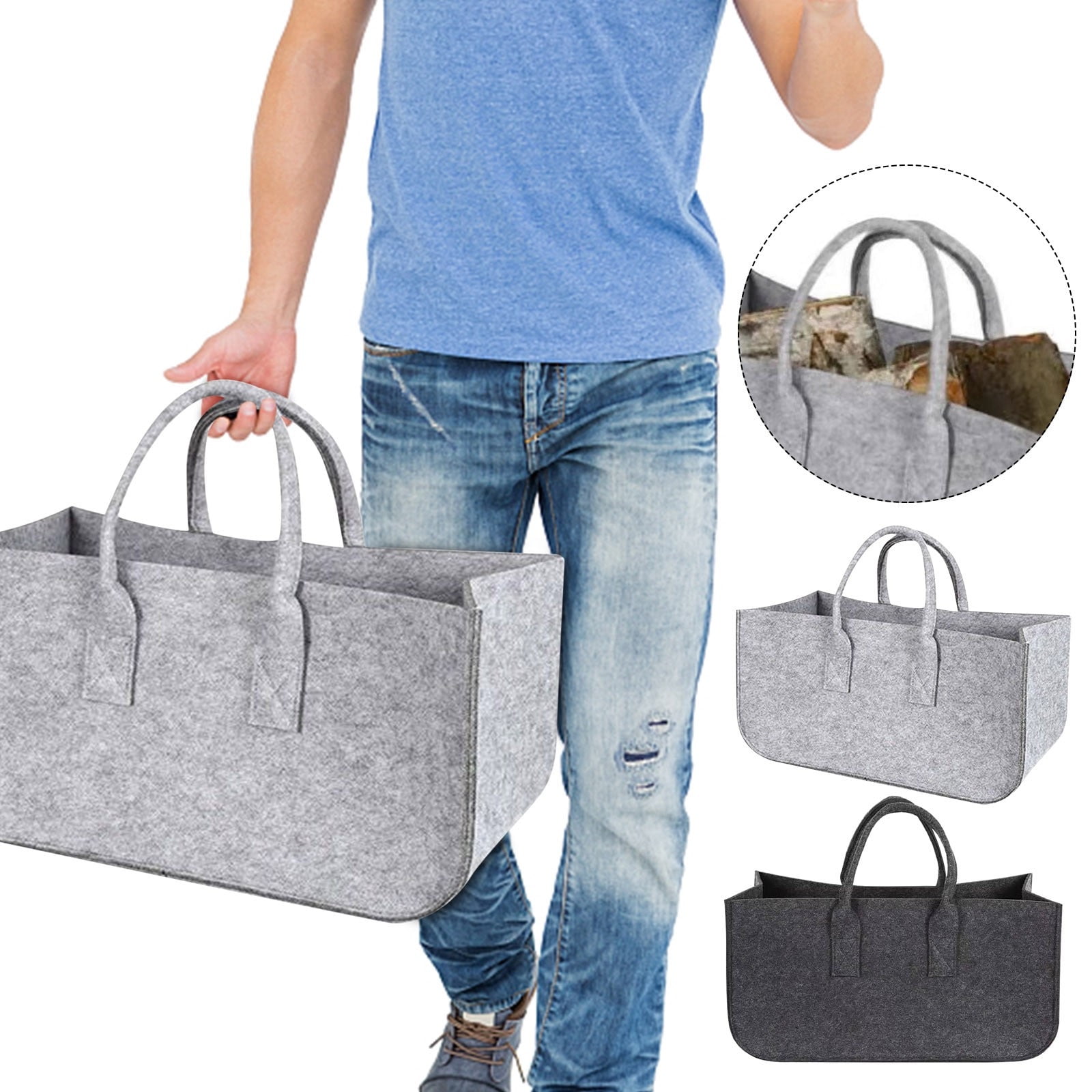 UAEBM Knitting Bag for Yarn, Wool, and Crochet tools - Large DIY ...