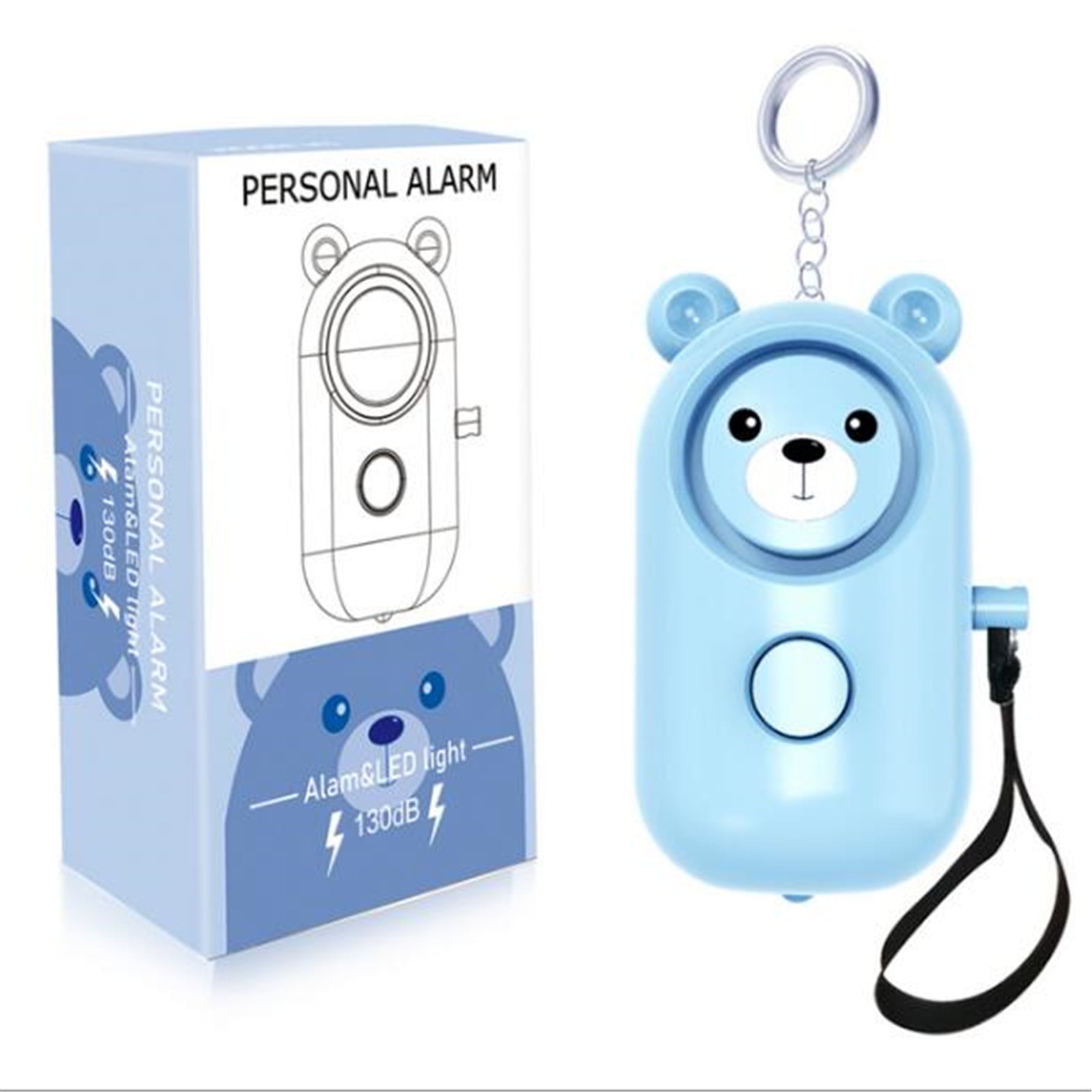 UAEBM Personal Alarm Keychain for Safety - 130dB Loud Self Defense ...
