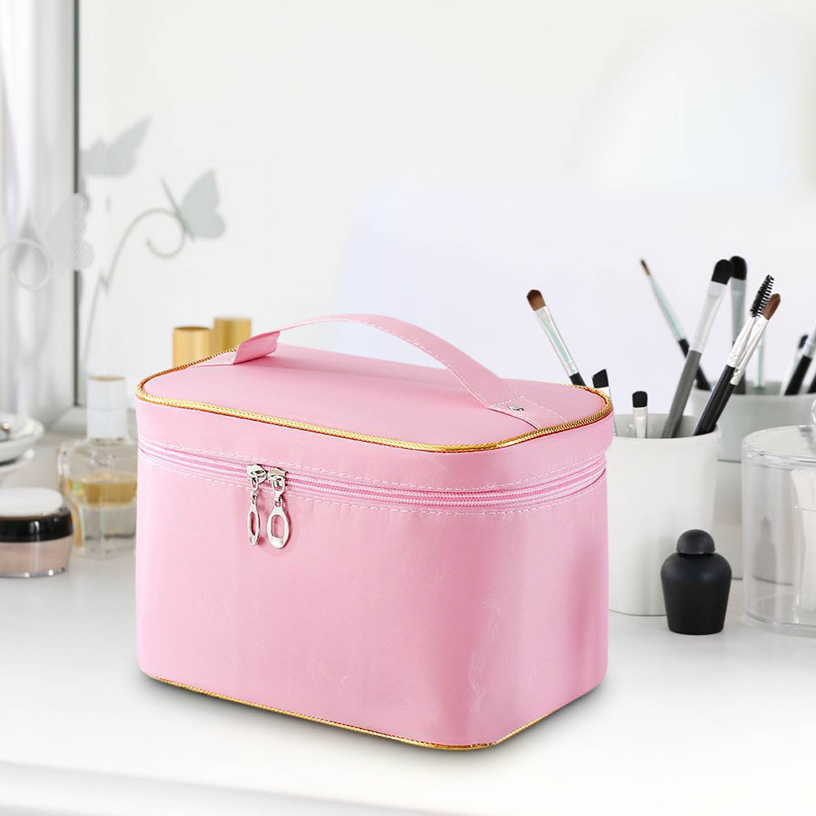 UAEBM Portable Makeup Bag with Large Storage Capacity, Exquisite and ...