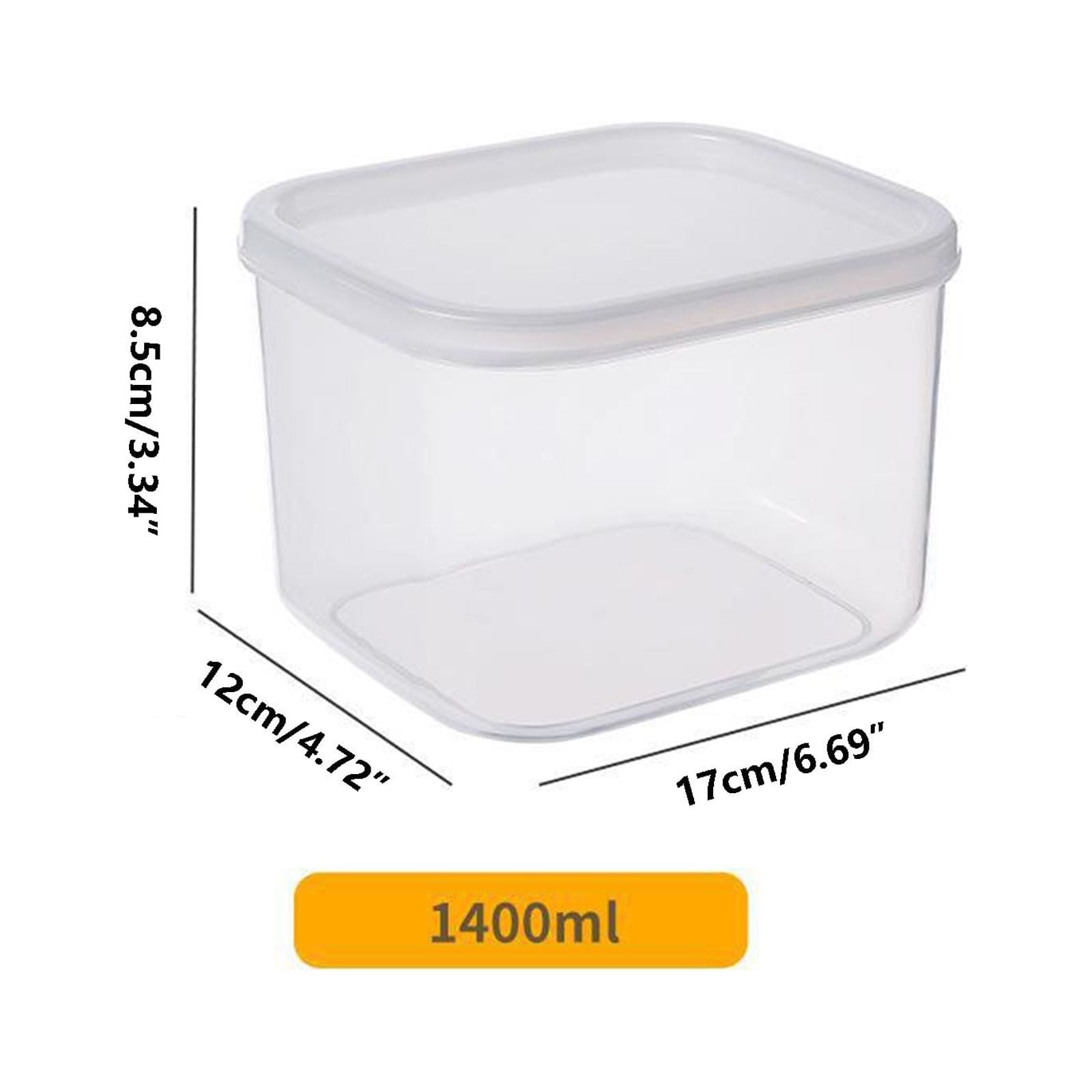 UAEBM Refrigerator Storage Box， Large Capacity Transparent and Fresh ...