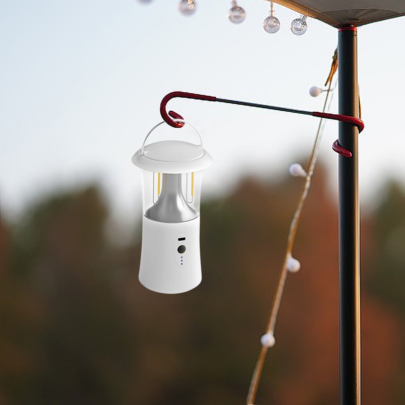 UAEBM Solar LED Camping Lantern - 3 Modes, Type-C Fast Charging ...