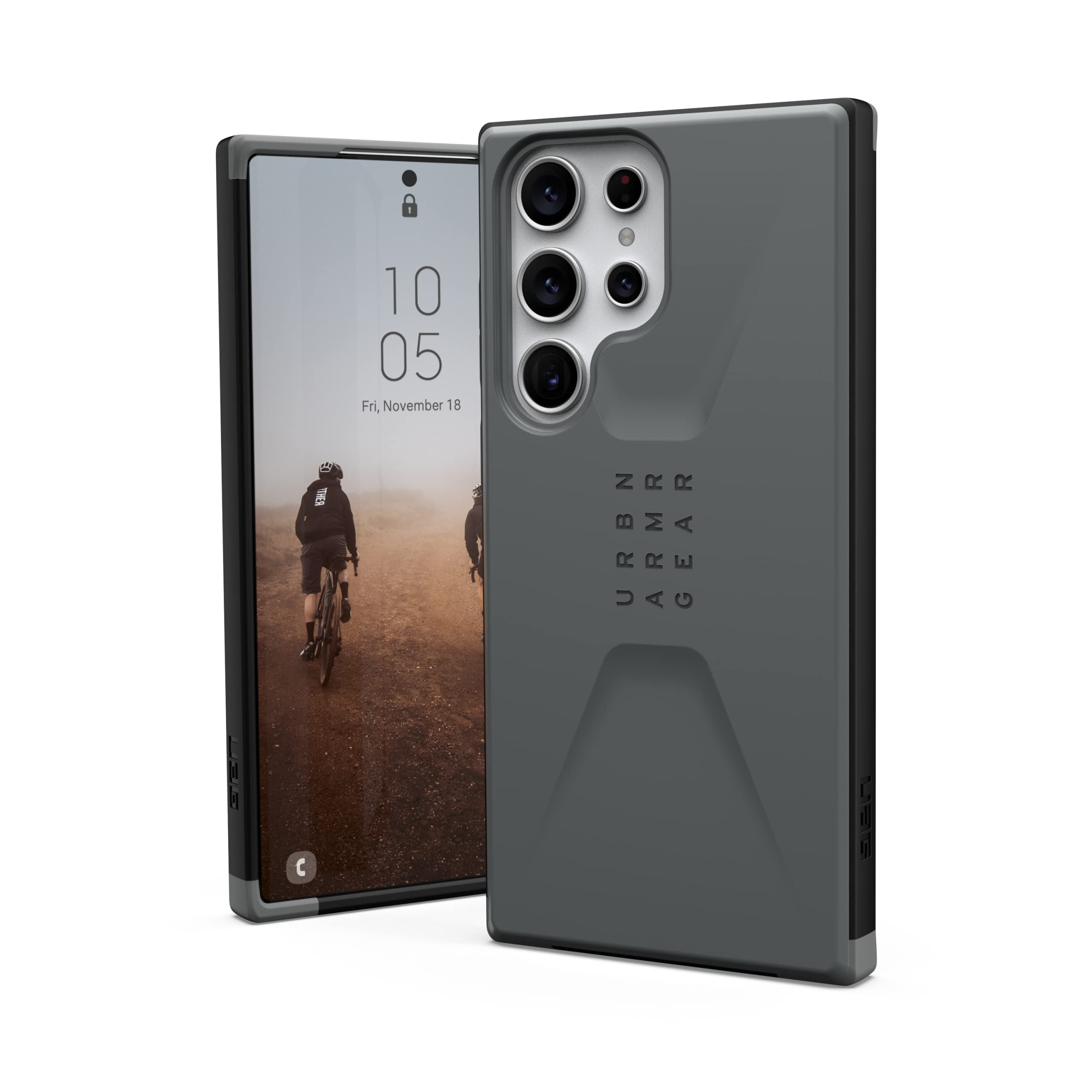 UAG Samsung Galaxy S23 Ultra Case 6.8" Civilian Silver - Premium Rugged ...