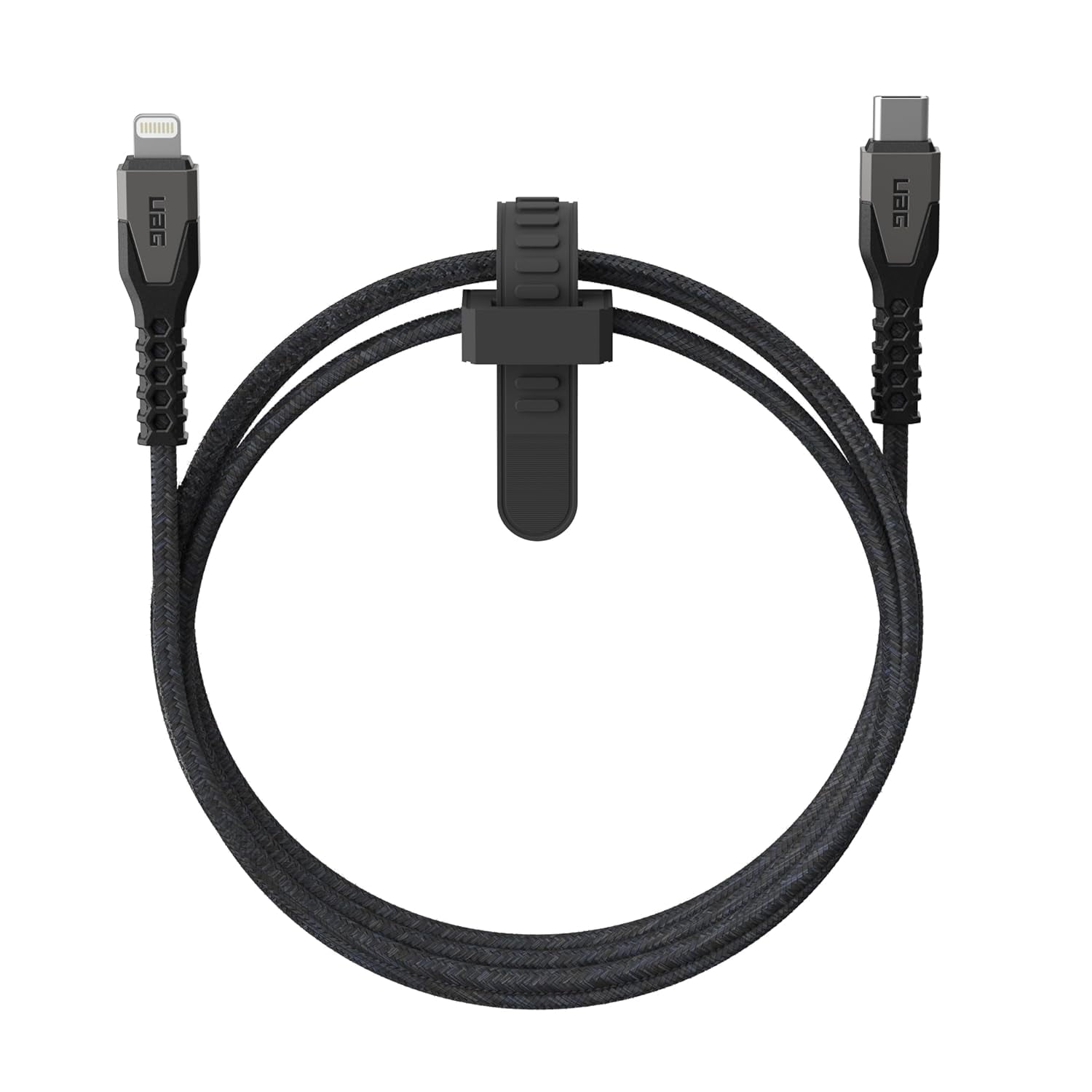 UAG Rugged Kevlar Power Cable USBC to Lightning 5ft/1.5m 30W MFi ...