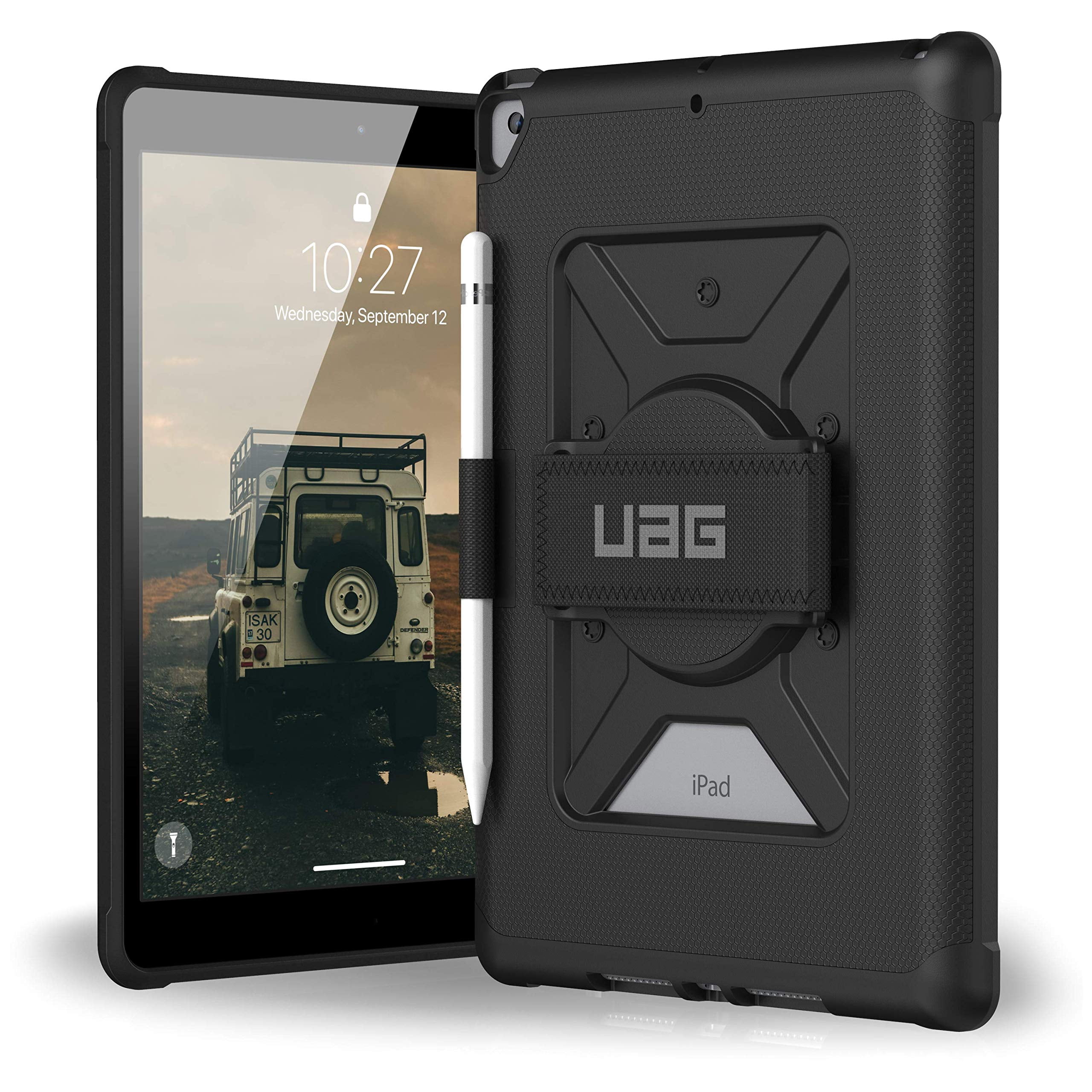 UAG iPad 10.2 Case Black 9th Generation 2021 & 8th Gen 2020 w/ Hand ...
