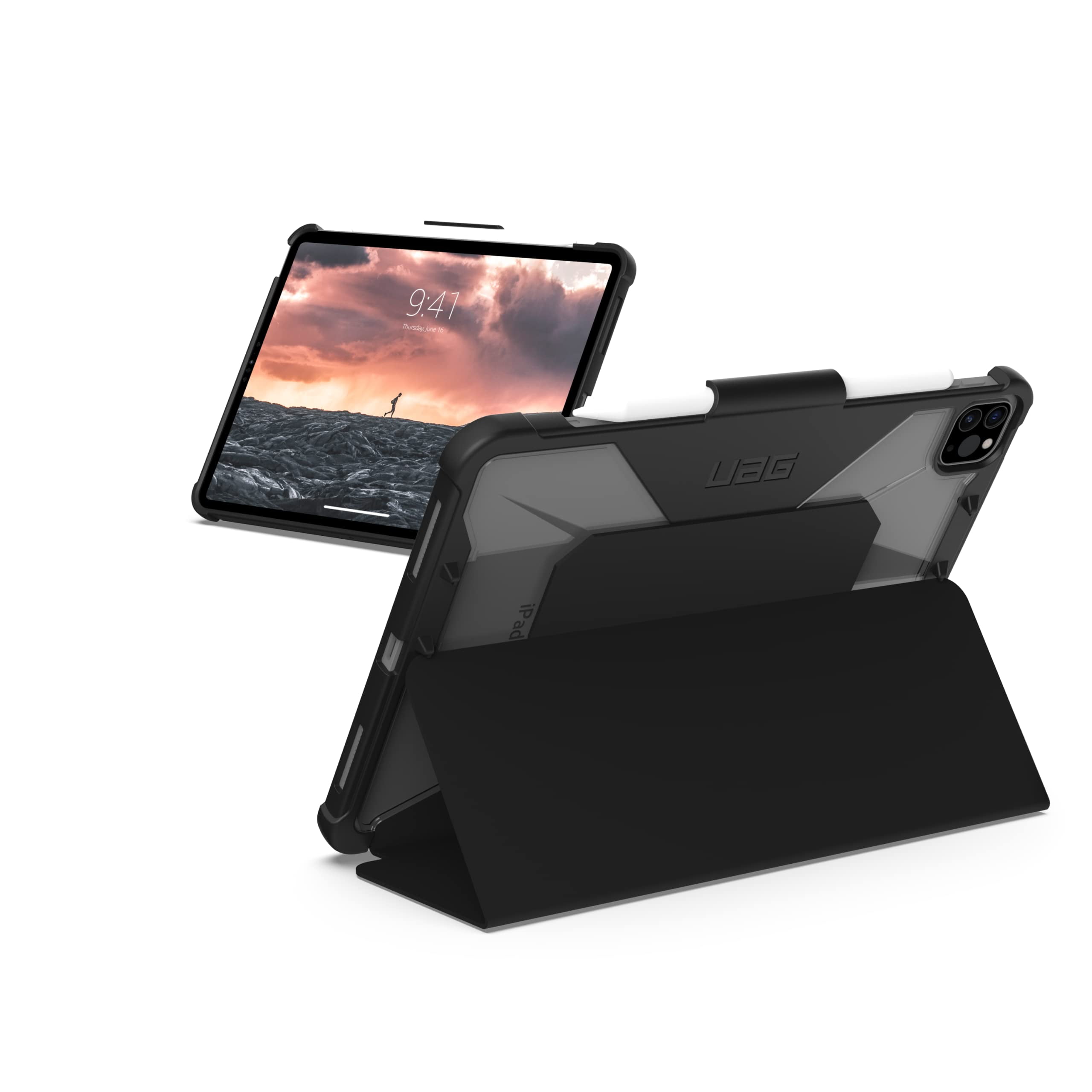 UAG iPad Air 10.9 inch Case iPad 5th Generation 2022 Case Black/Clear ...