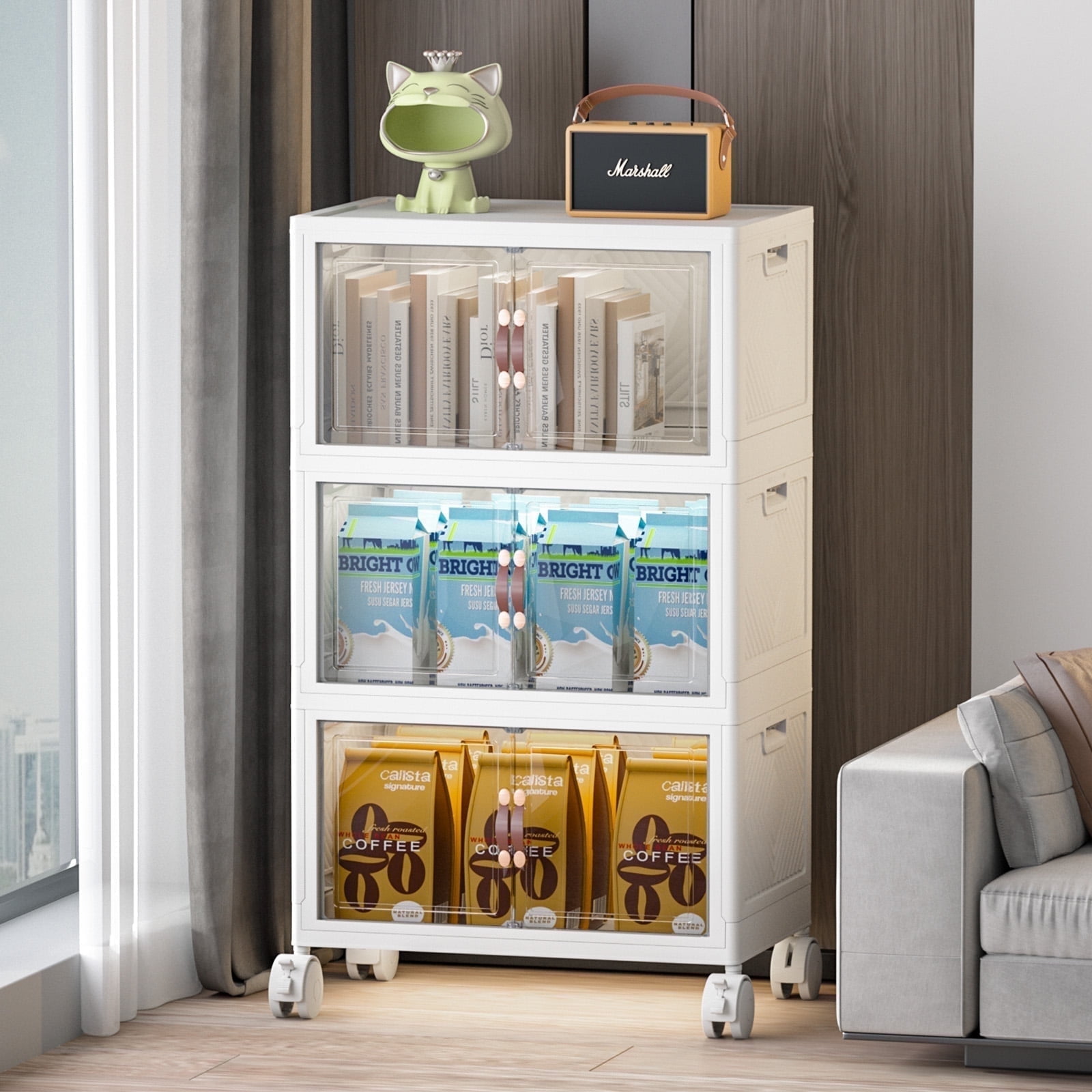 UAMFURI 312QT-52QT/13GAL*6 Extra Large Stackable Storage Bins with Lids ...