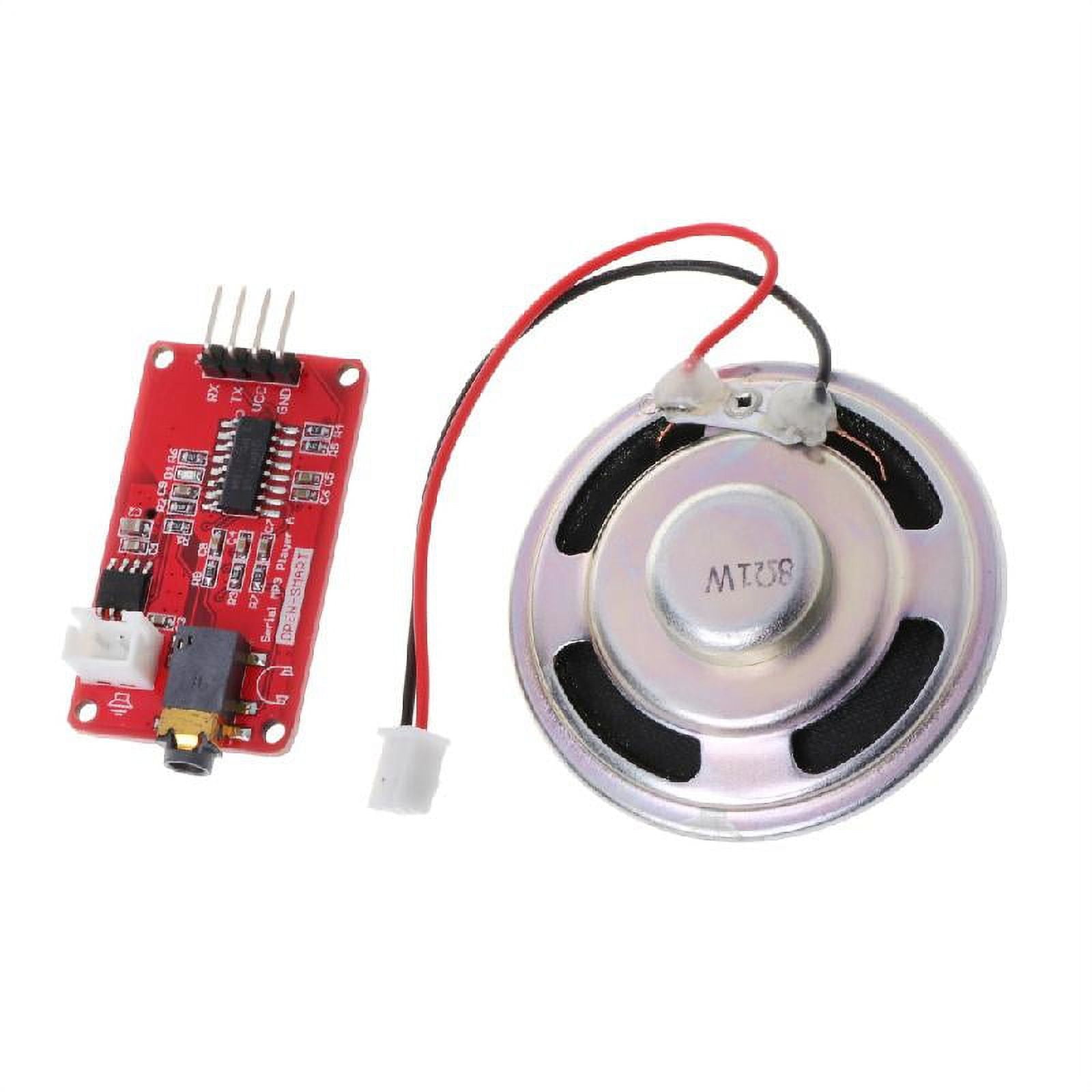 UART Serial MP3 Music Player Module With Speaker Monaural Amplifier ...