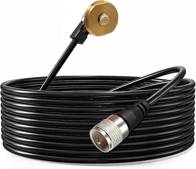 UAYESOK NMO Trunk Fix Bracket lip Antenna Mount 3/8" to 3/4" Hole Mount ...