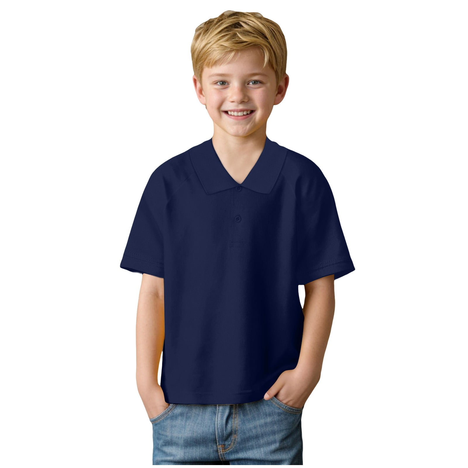 UAYOTSE Baby Boys Solid Short Sleeve Polo A Key Element in School ...
