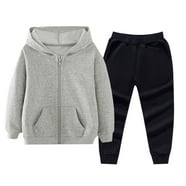 Pro Athlete Boys' Jogger Set - 3 Piece Fleece Sweatsuit Kids Clothing ...