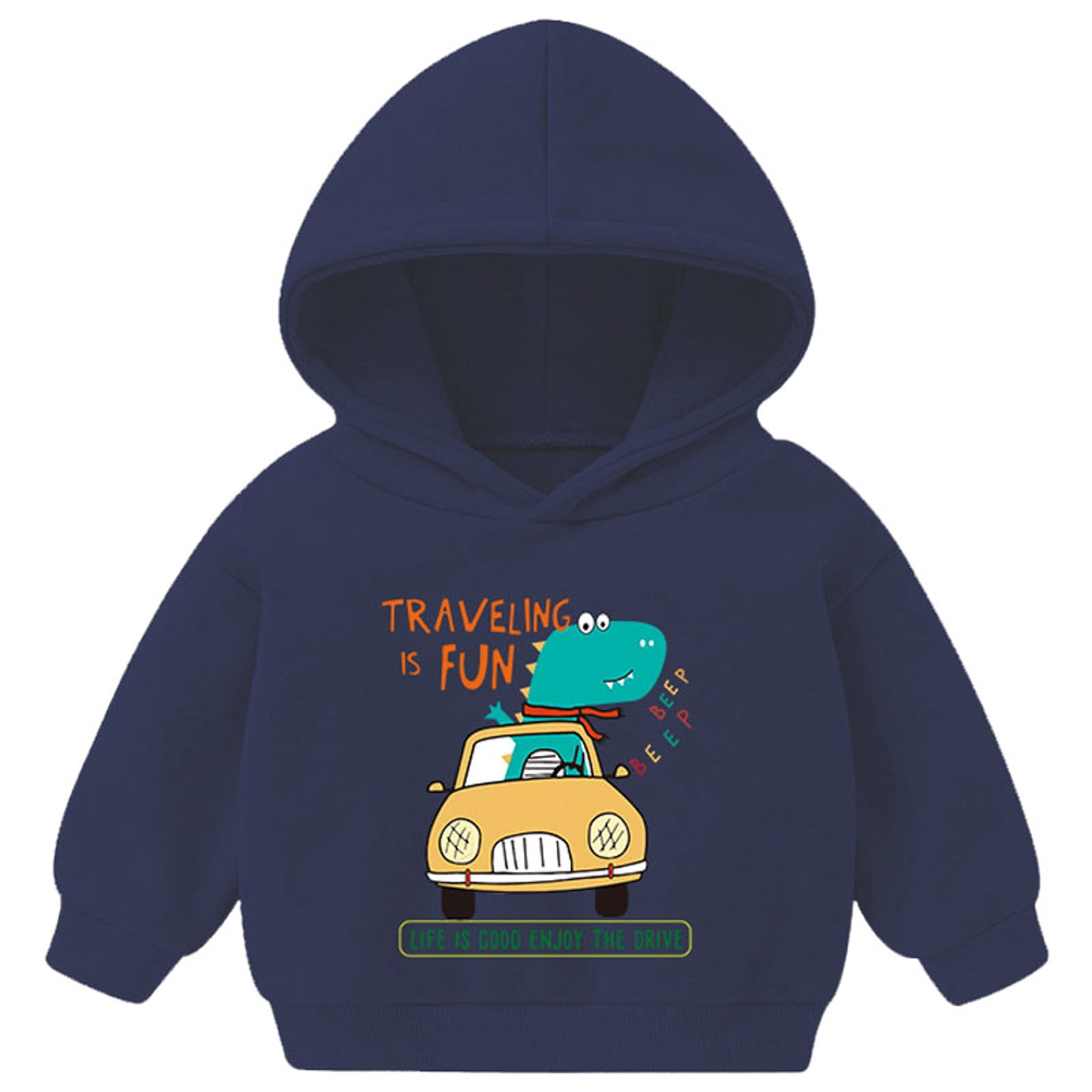 UAYOTSE Boys and Girls Hooded Sweatshirts Plus Fleece Childrens ...