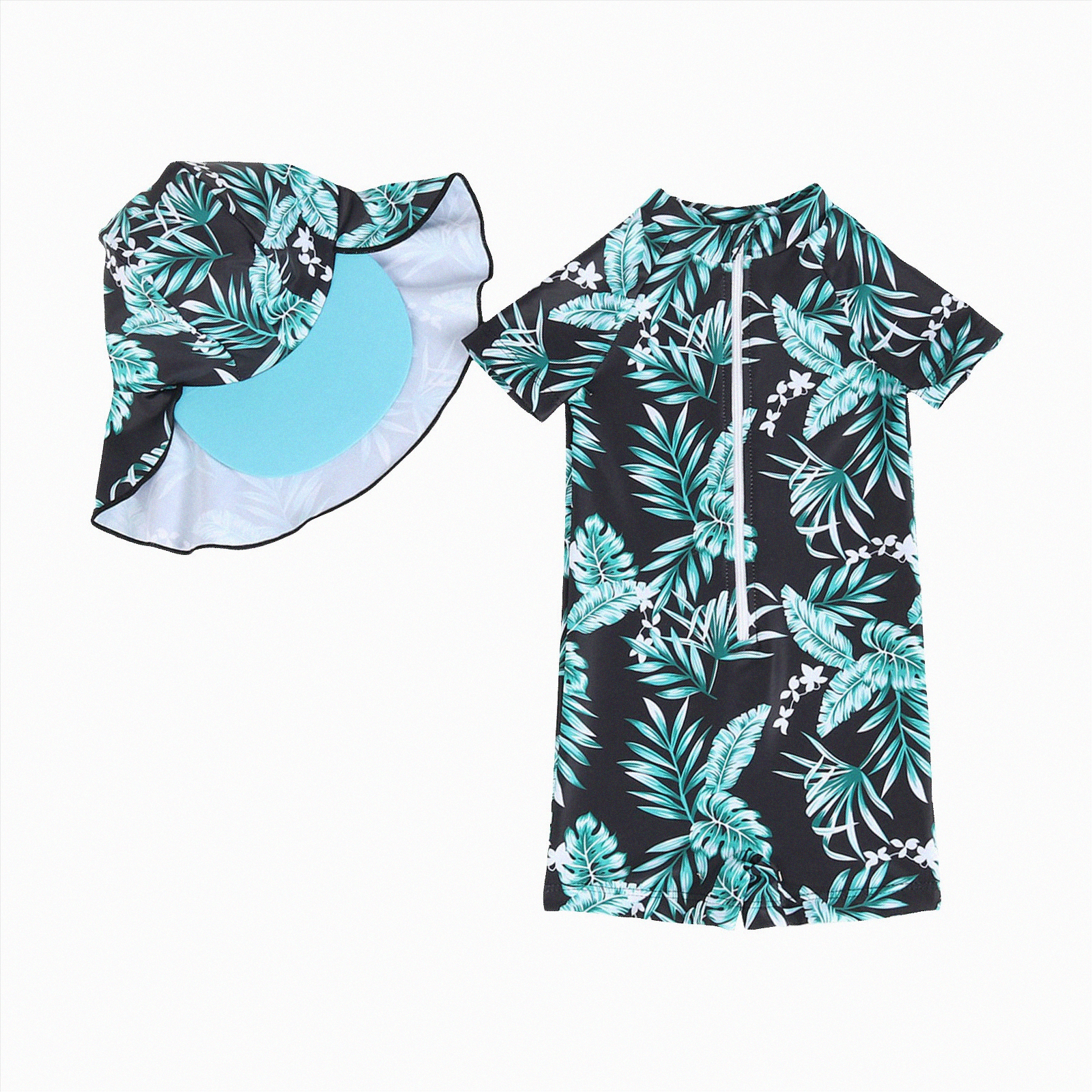 UAYOTSE Boys Summer Casual Zipper Swimsuit Kids Water Sport Short ...