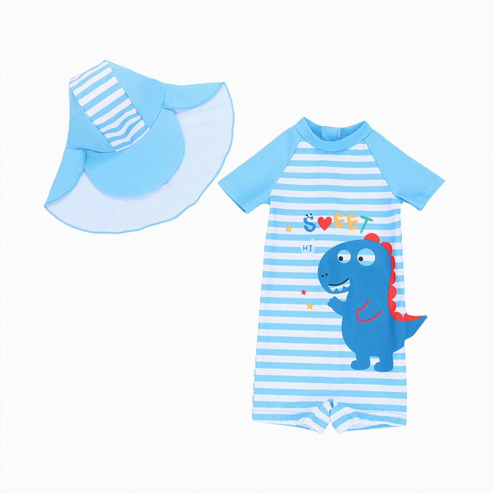 UAYOTSE Boys Summer Casual Zipper Swimsuit Kids Water Sport Short ...