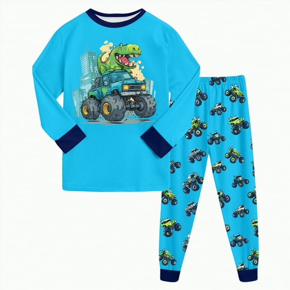 UAYOTSE Boys and Girls Spring Suit Long Pants Regular Long Sleeved ...