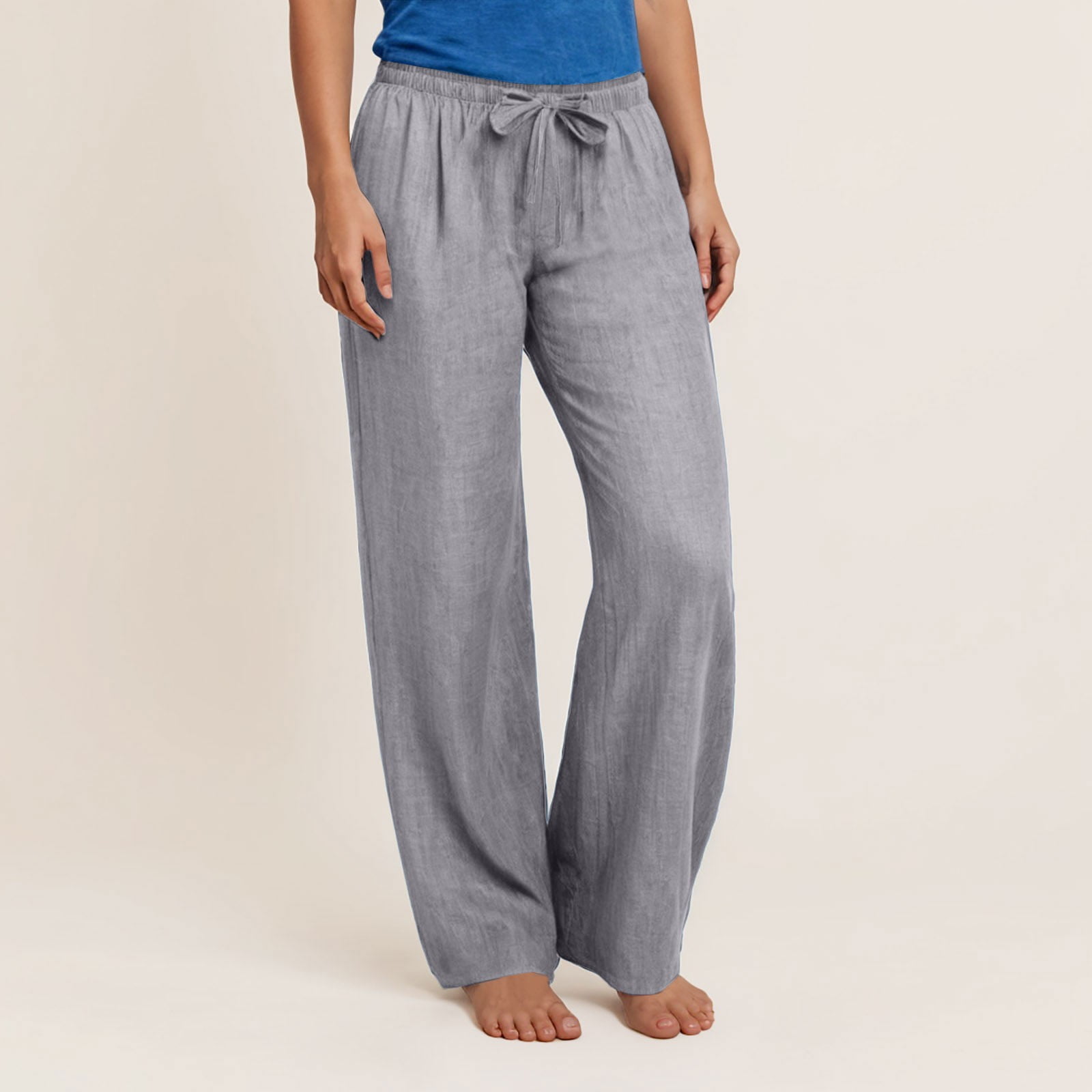 UAYOTSE Girls Wide Leg Summer Sweatpants with Metallic Thread for Kids ...