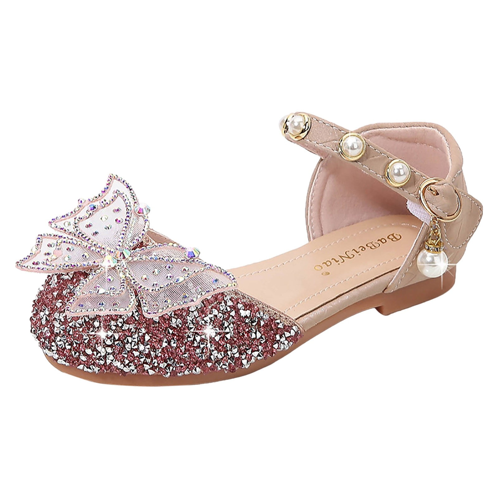 UAYOTSE Little Girls Dress Shoes-Mary Jane Shoes for Little Girls, Princess Wedding Party Flower ...