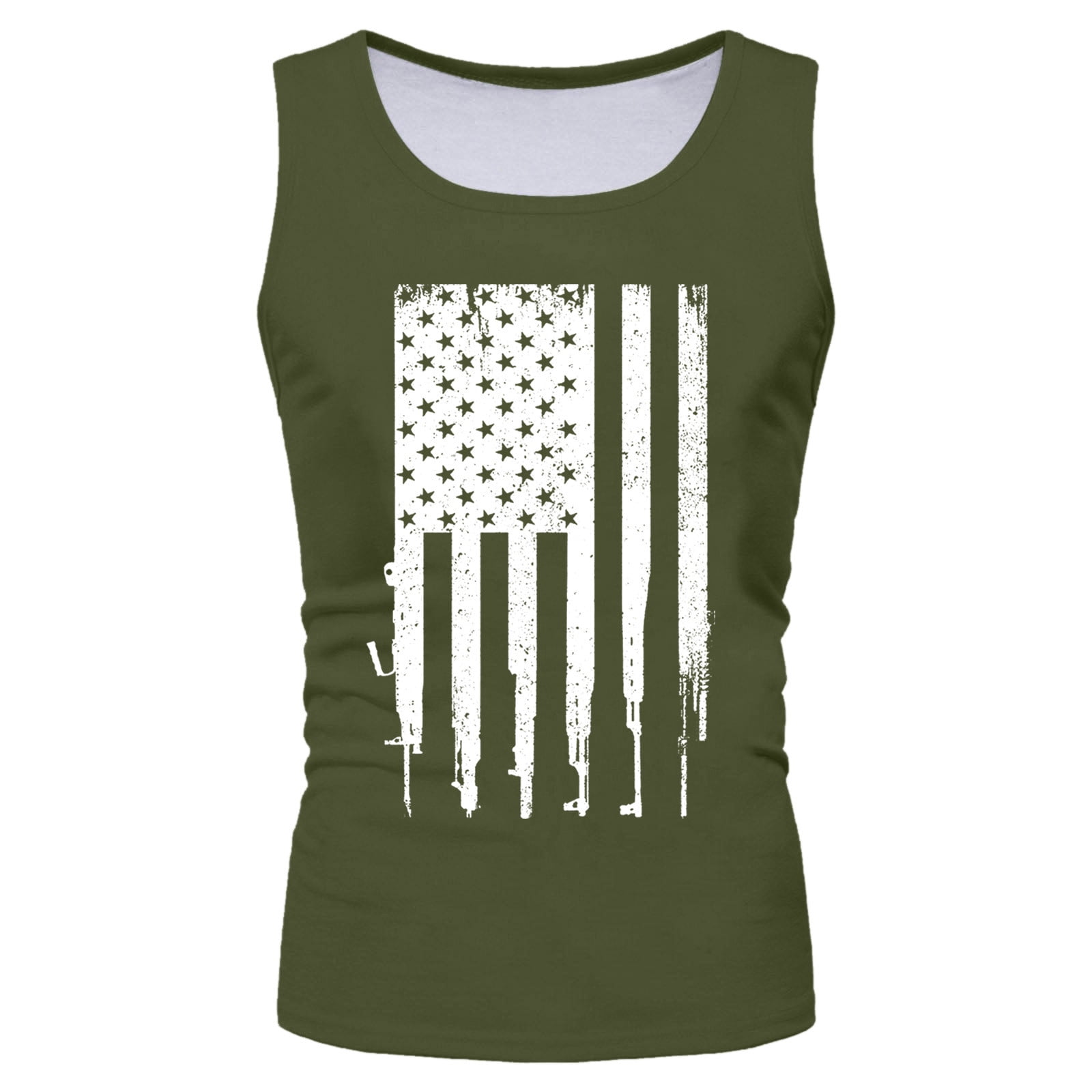 UAYOTSE Men's Independence Day Muscle Tank Fast Quick-Dry, Dynamic ...