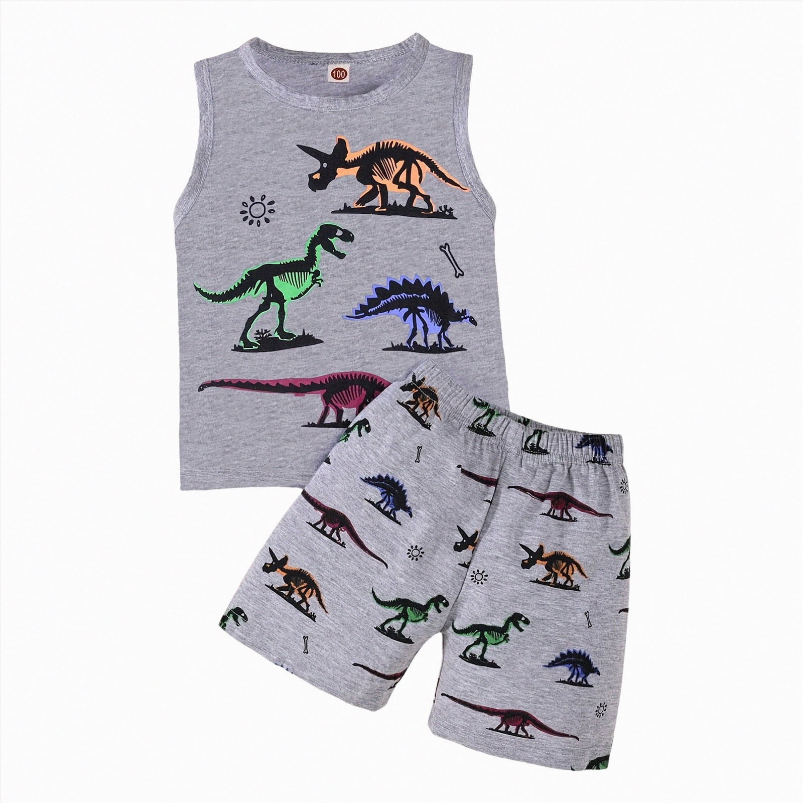 UAYOTSE Toddler Baby Boy Spring Summer Clothes short Sleeve Color Block ...