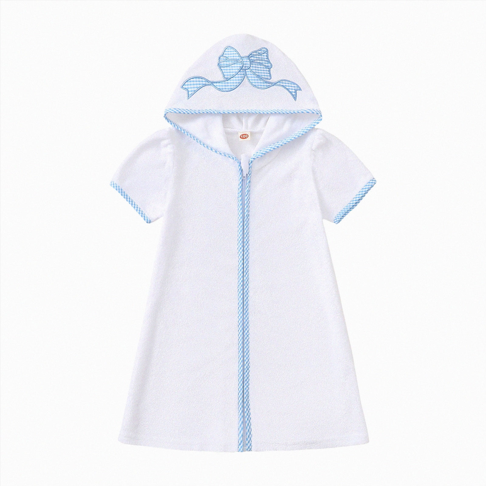 UAYOTSE Toddler Baby Boy girl Swim Cover Up Boy Girl Terry Cloth Hooded ...