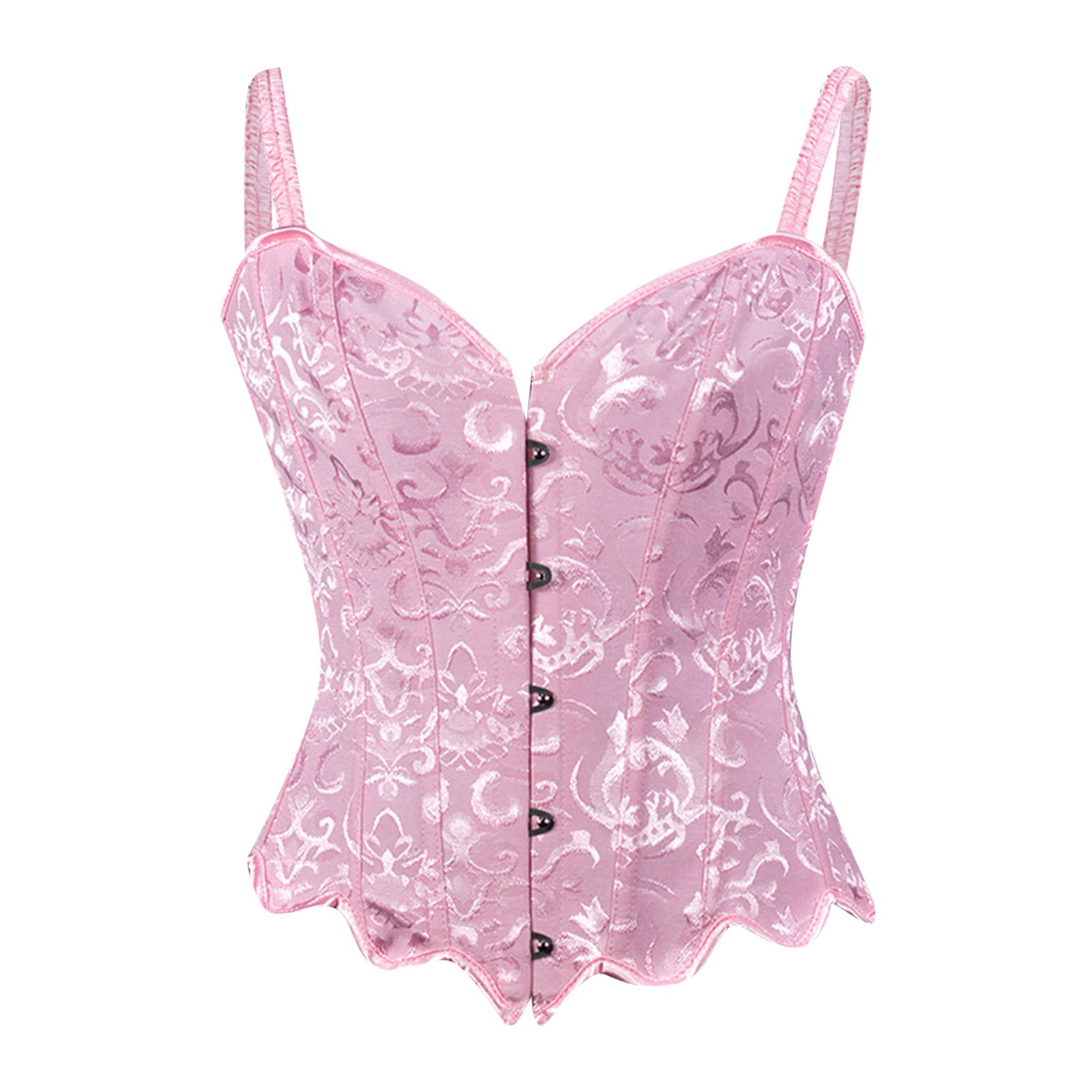 UAYOTSE Women's Floral Lace Sheer Mesh Corset Bodysuit Spaghetti Strap ...