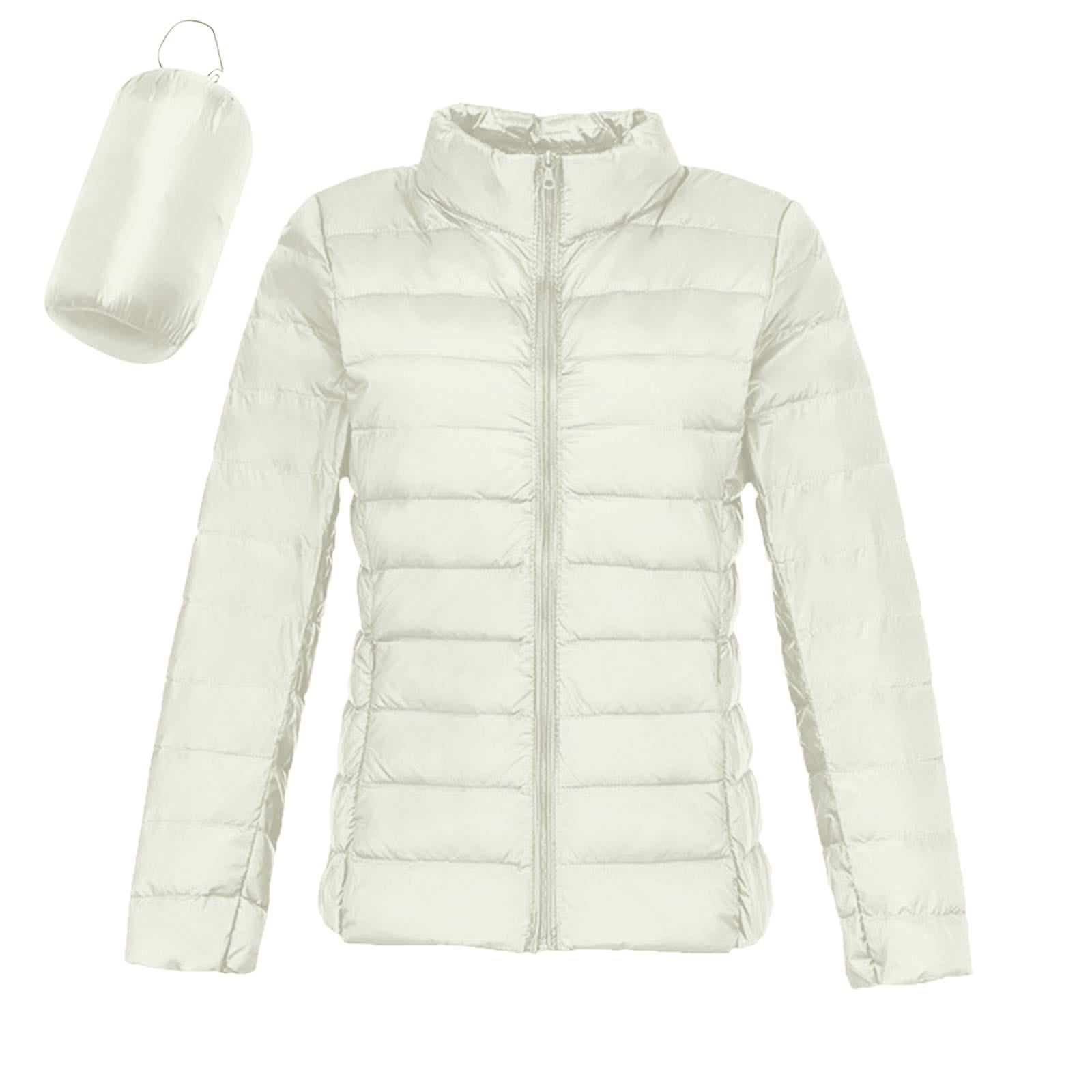 UAYOTSE Women's Plus Size Lightweight Puffer Jacket Packable Winter ...