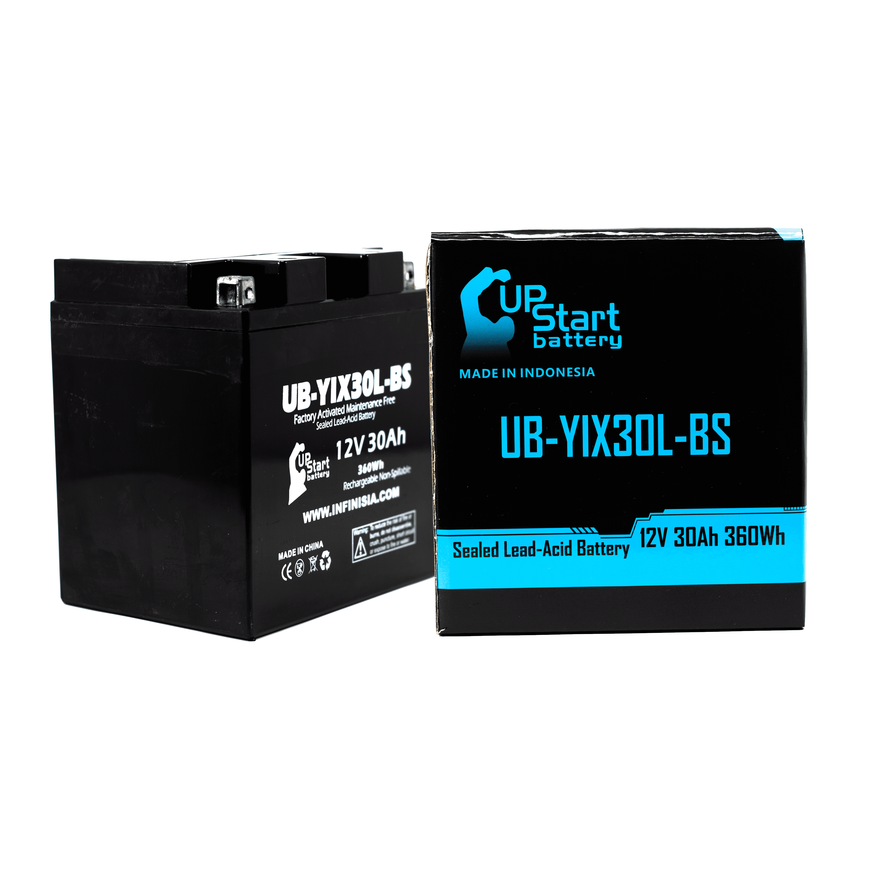 UB-YIX30L-BS Battery Replacement for 2013 Polaris RZR 4, RZR S 800 800 ...