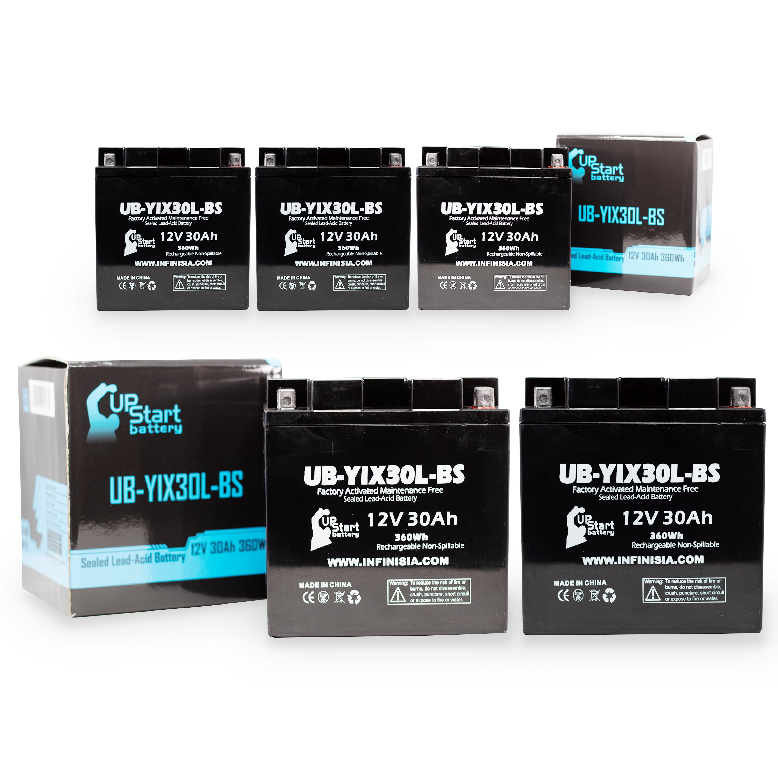 UB-YIX30L-BS Battery Replacement for 2014 Polaris ACE 325 CC ATV ...