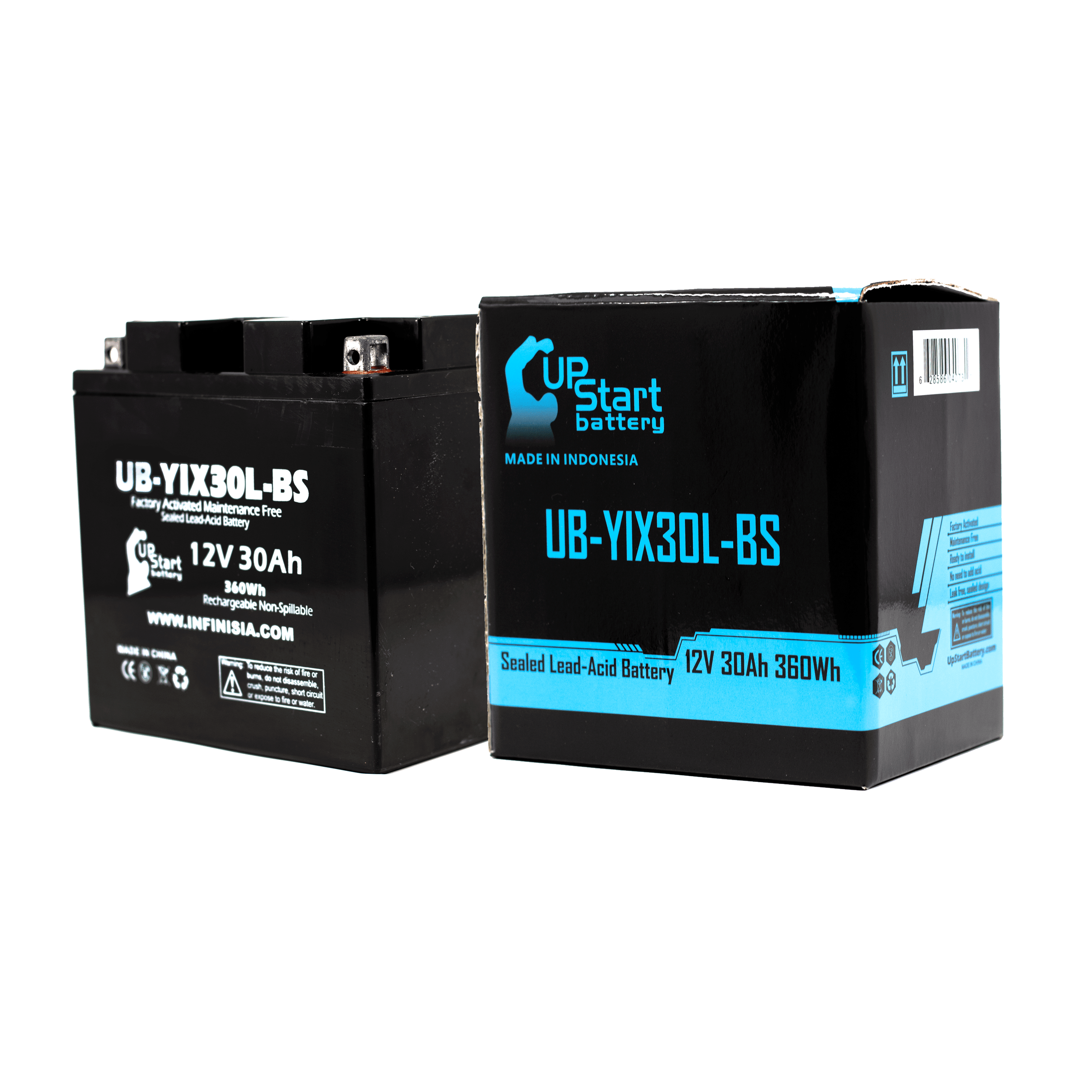 UB-YIX30L-BS Battery Replacement for 2014 Polaris RZR 4, RZR S 800 800 ...