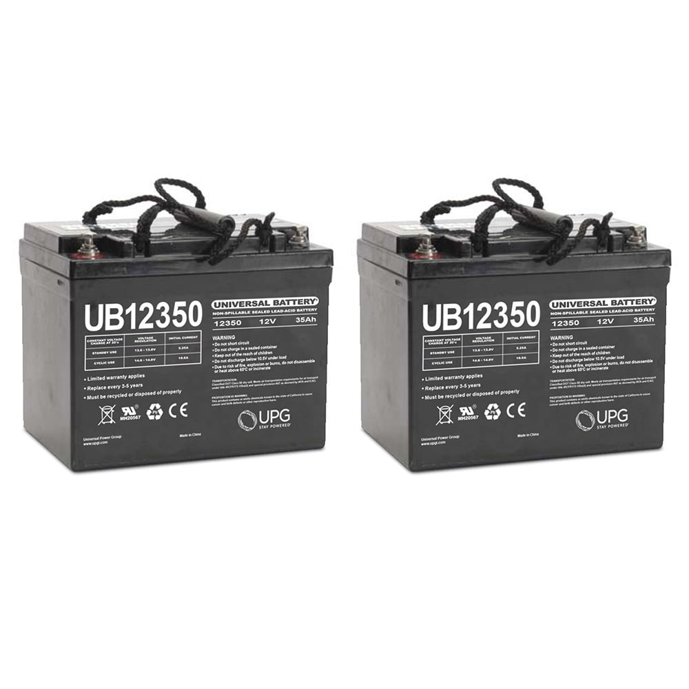 UB12350 12V 35AH SLA Internal Thread Battery for Kolnex SMC200 - 2 Pack ...