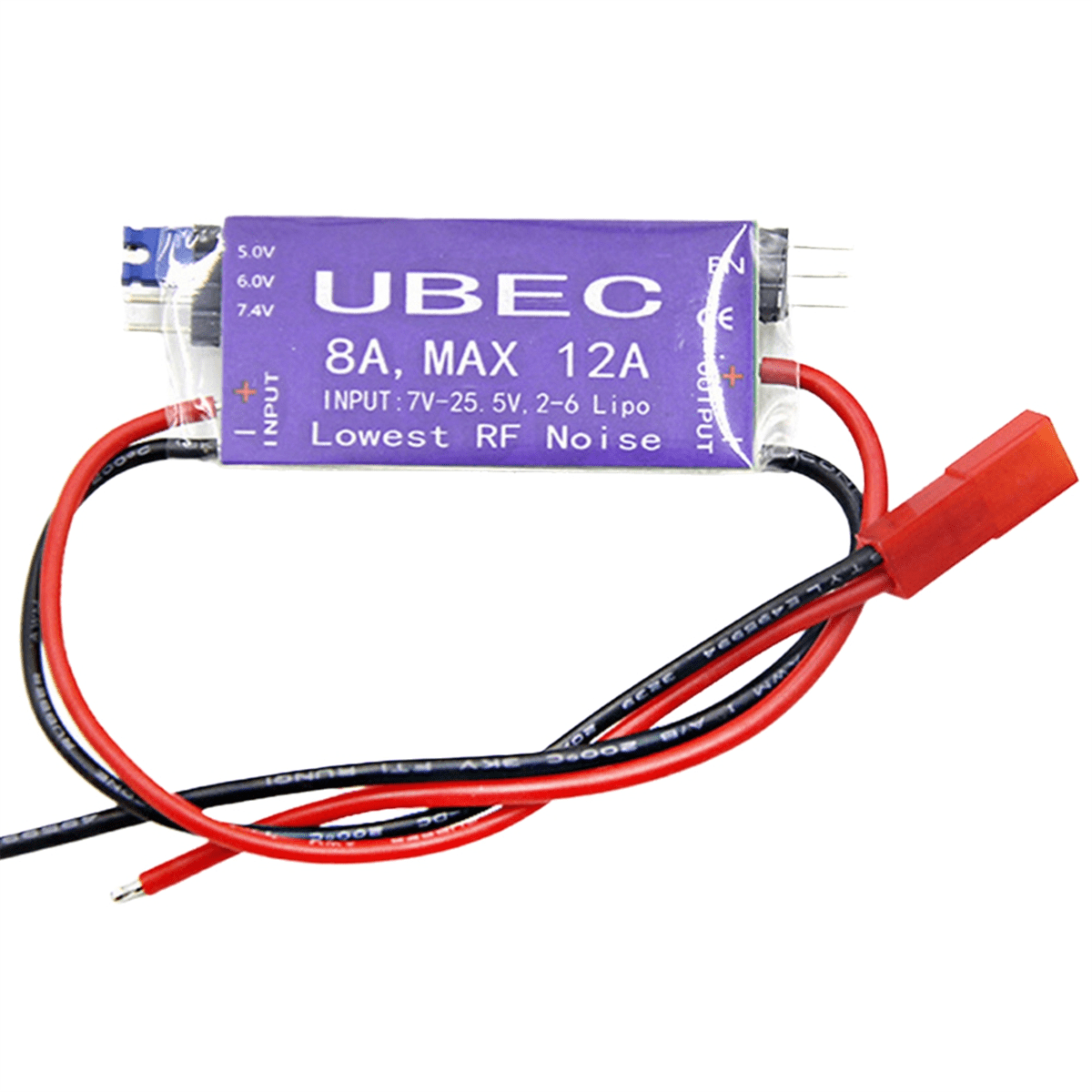 UBEC Voltage Regulator for RC Airplanes 8A Output 5V/6V Max 12A 2-6S ...