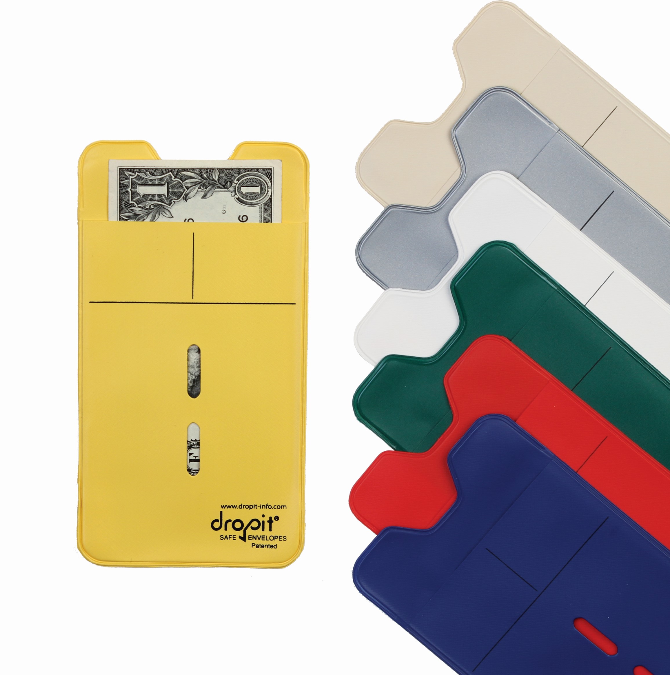 UBICON DropIt Safe Envelopes. Features 2 Slots and Thumb Notch (7 each ...