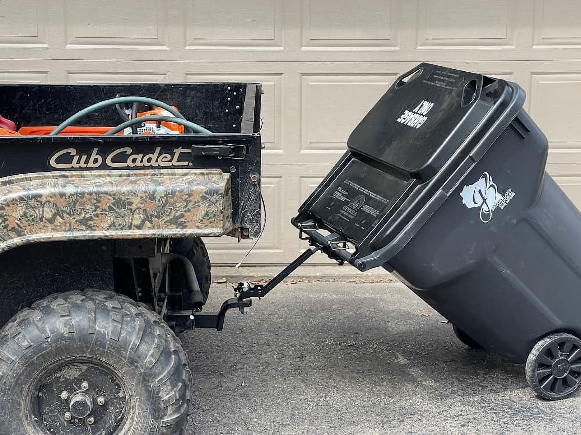 UBLMT Single Can Ball or Bolt Mounted Garbage Hauling Device - Proudly ...