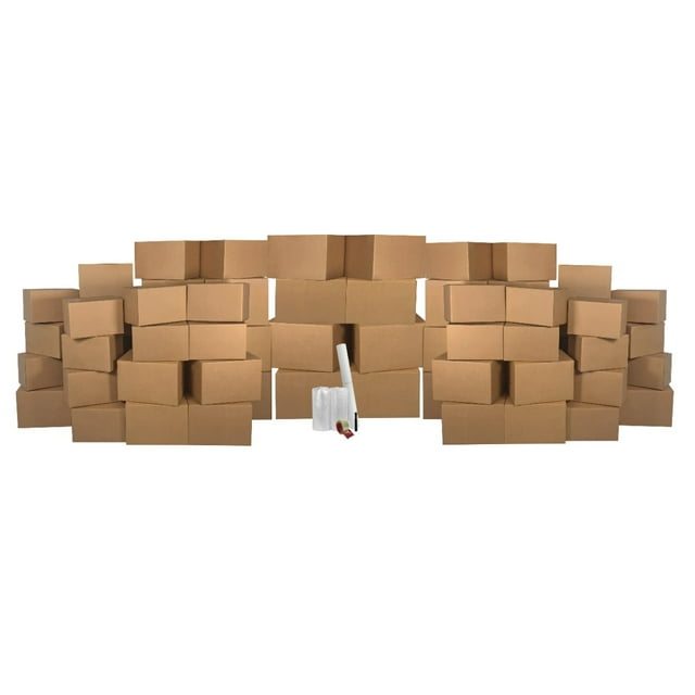 Free Shipping! UBMOVE 5 Bedroom Moving Box Kit - 58 Boxes & Packing ...