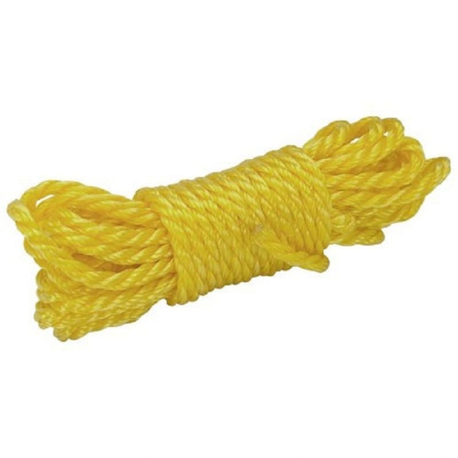 UBMOVE Nylon Rope, 4-Pack, 0.250 in x 50 Ft, Yellow Nylon Rope ...