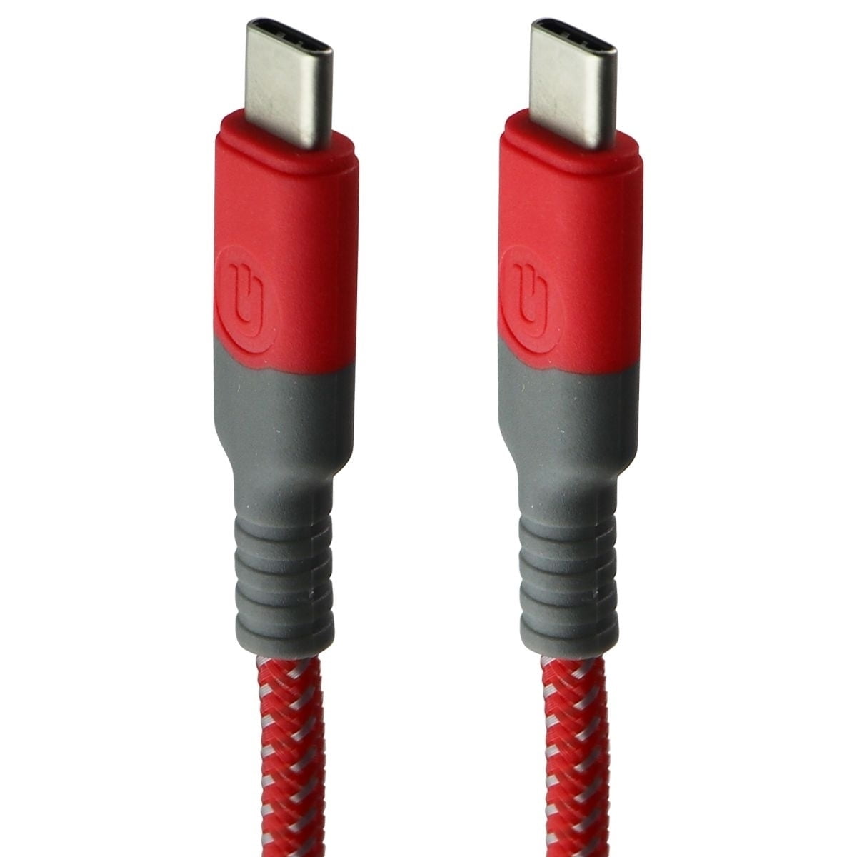 UBREAKIFIX (4-Ft) USB-C to USB-C Durability Charge/Sync Cable - Red ...