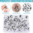 UBSWF-100 Pcs Fishing Split Shot Sinker Kit Removable Round Fishing Egg ...