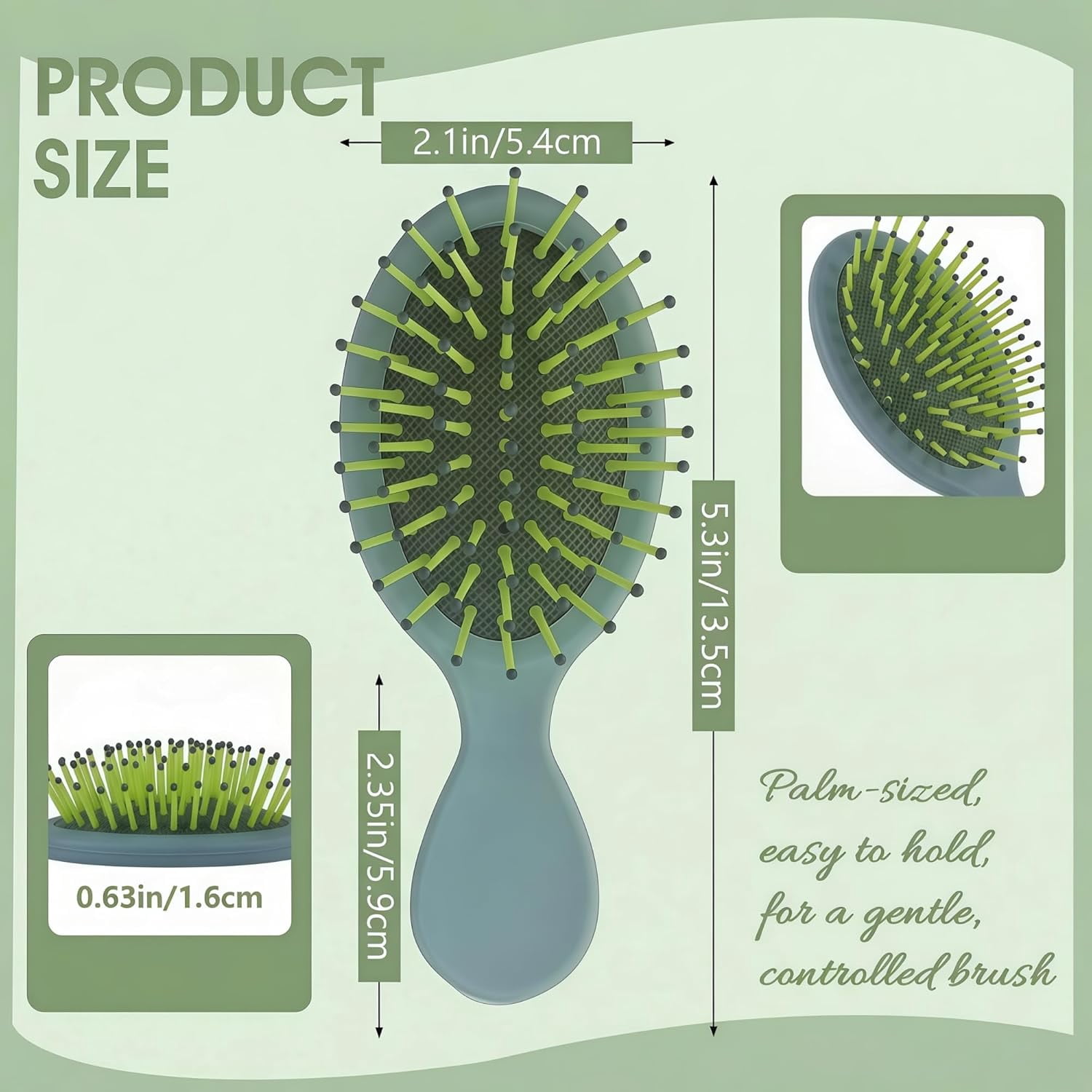 UBSWF-Bridesmaid Proposal Gifts 8 Pack Mini Hair Brush Bulk for Wet ...