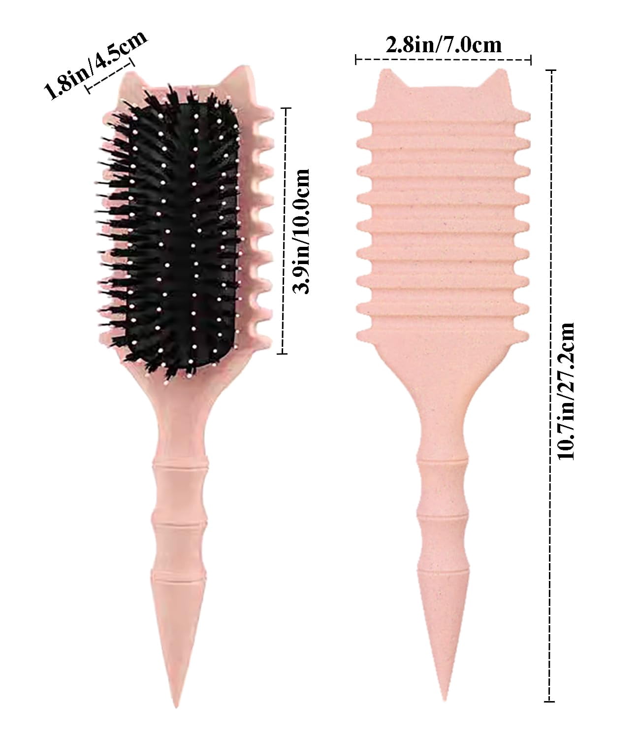 UBSWF-Curly Hair Brush Volume Curl Defining Hairbrush for Effortlessly ...