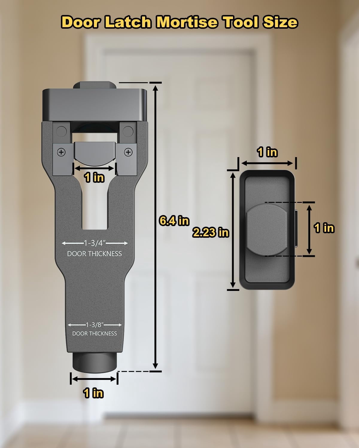 UBSWF-Door Latch Mortise Tool - Professional Door Latch Installation ...