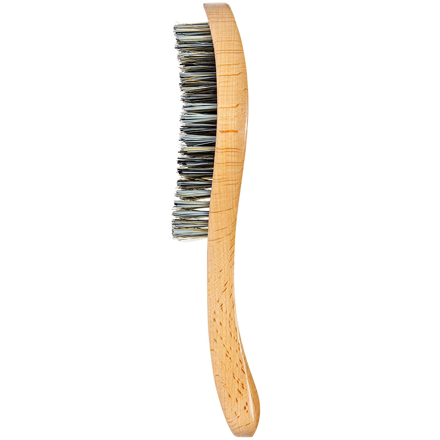 UBSWF-Extra Hard Wave Brush - Curved Boar & Extra Hard Nylon Bristle ...