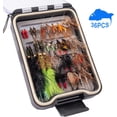 UBSWF-Hand-Tied Fly Fishing Flies Kit, Dry Wet Flies Nymphs Streamers ...