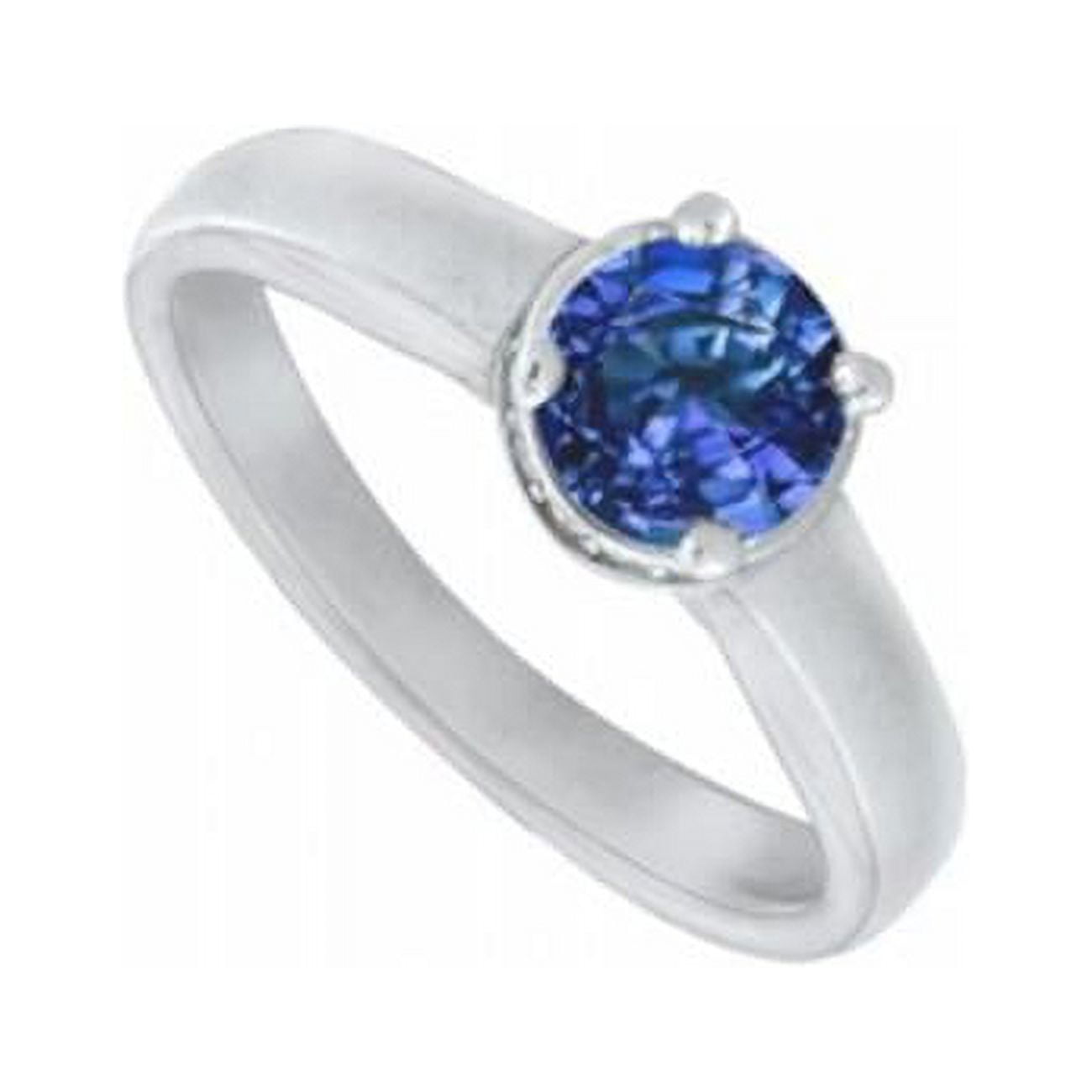 UBUS6946S Diffuse Sapphire & Diamond Engagement Ring in 14K white Gold ...