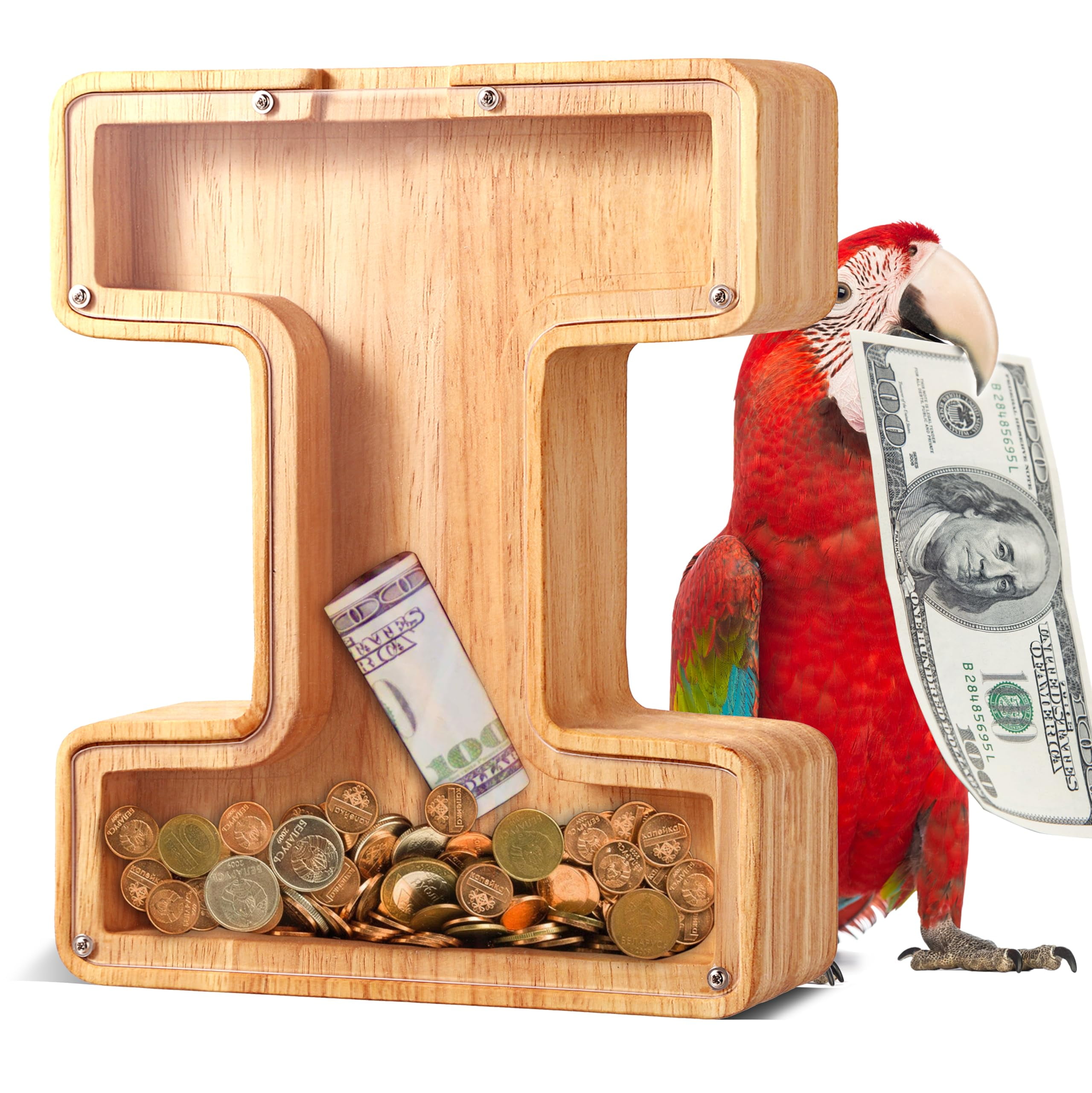 UBeesize Large Piggy Banks Twenty-Six English Alphabet Letter for Boys ...