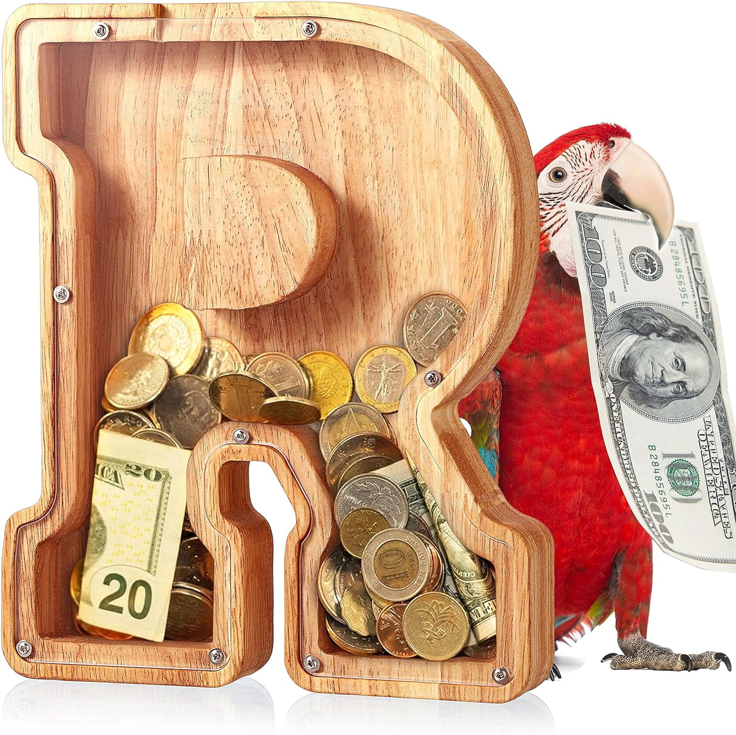 UBeesize Large Piggy Banks Twenty-Six English Alphabet Letter for Boys ...