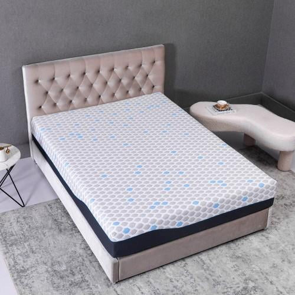 UBesGoo 10 Inch Queen Size Memory Foam Mattress, Mattress in A Box, Gel ...