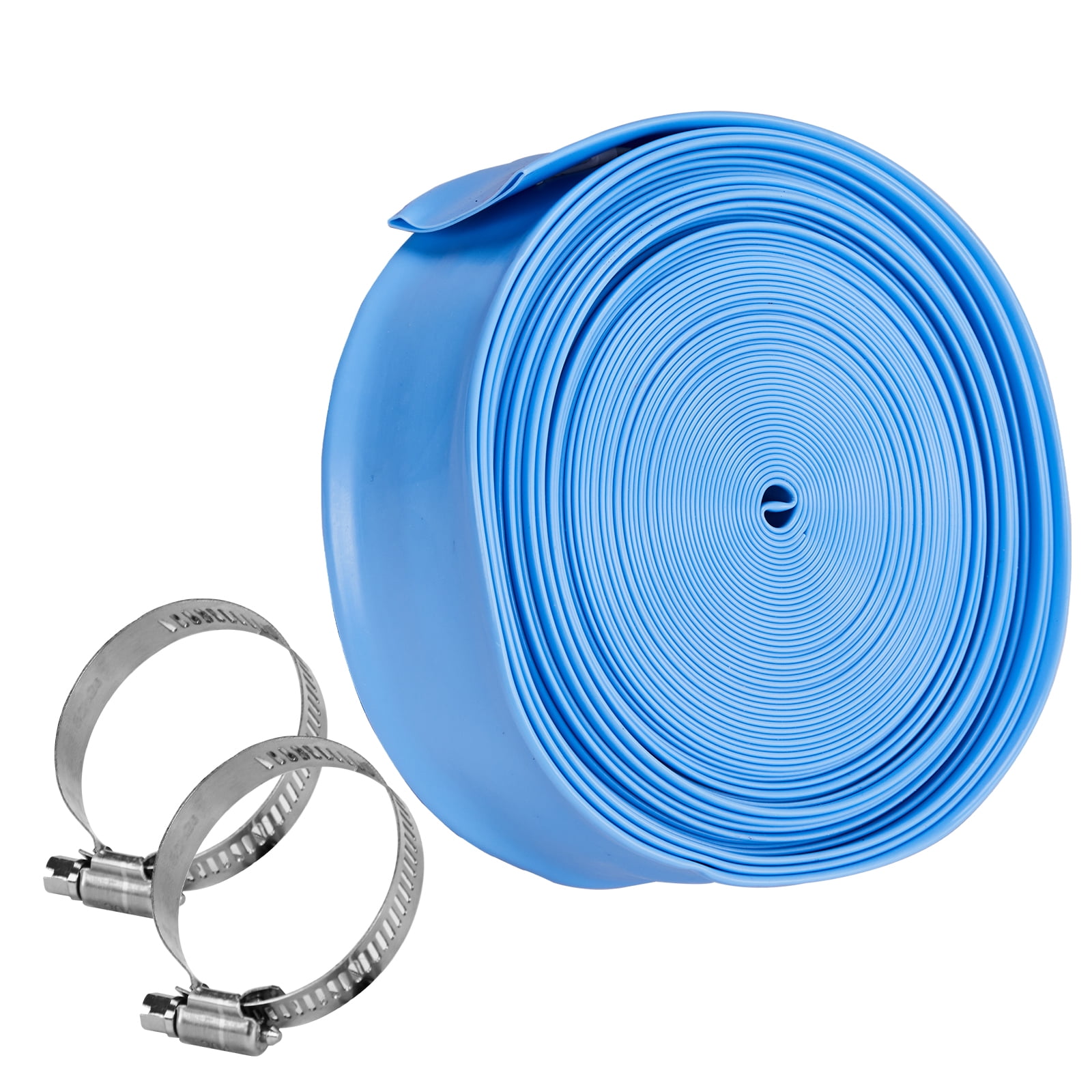 UBesGoo 100' Professional Blue Backwash Hose with Clamps, General ...