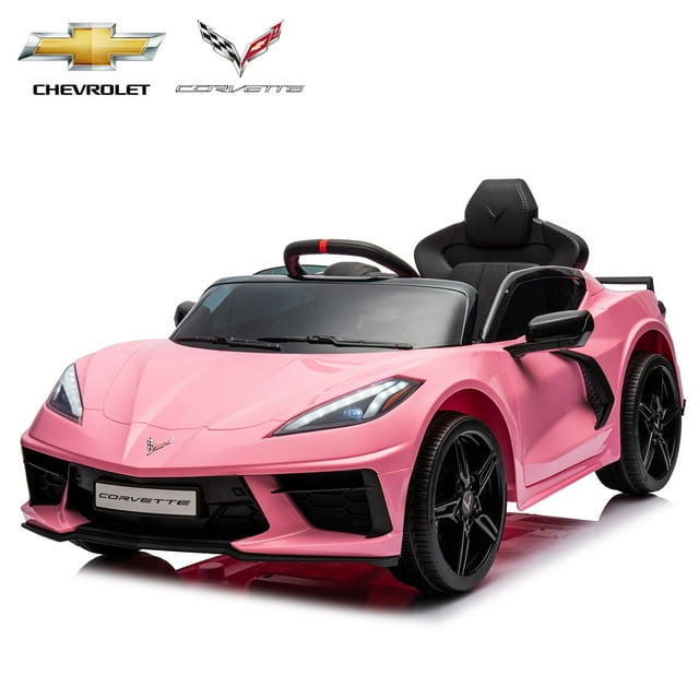 UBesGoo 12V Licensed Chevrolet Corvette C8 Electric Ride on Car for ...
