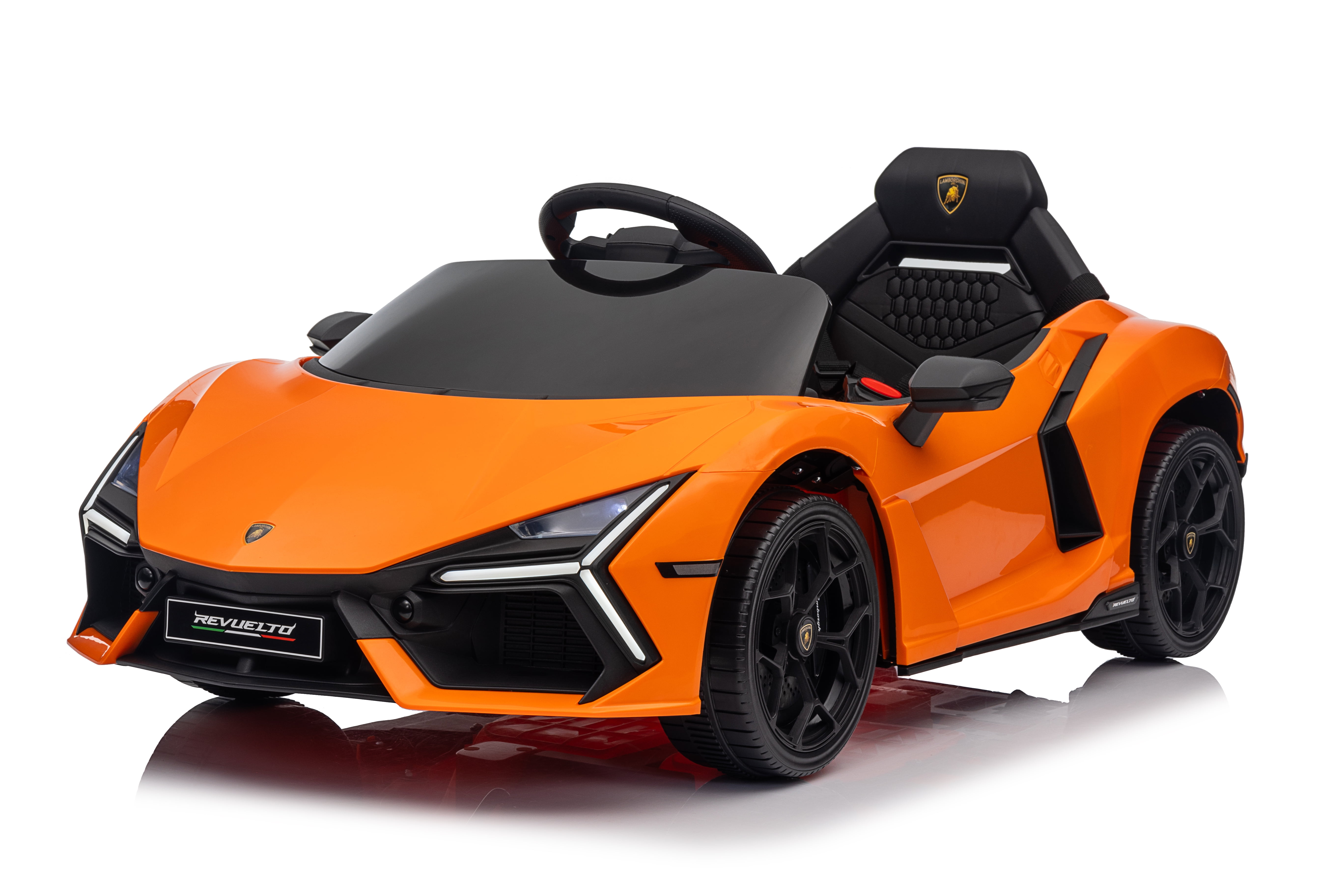 UBesGoo 12V Licensed Lamborghini Electric Ride on Cars for Kid, Orange - Walmart Business Supplies