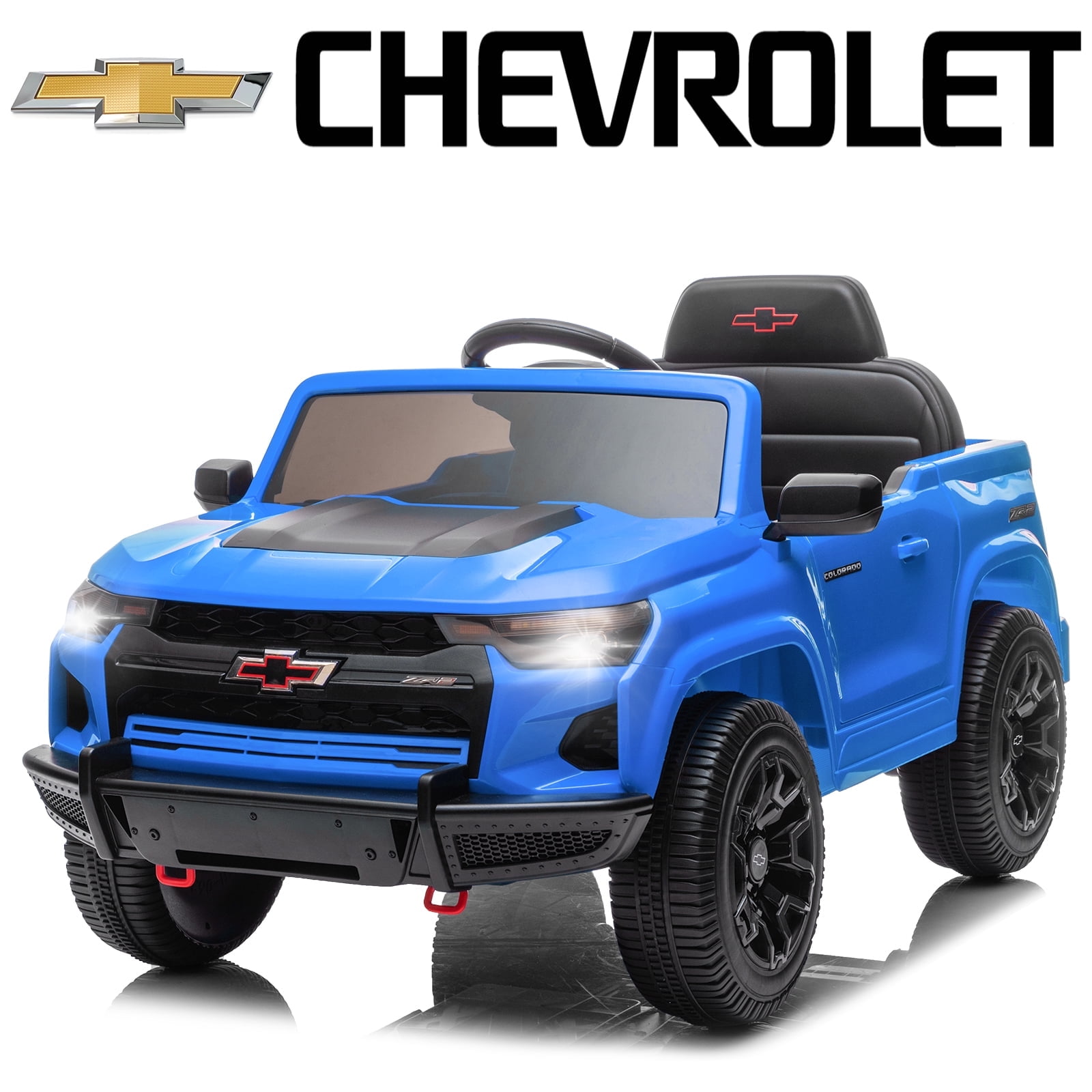 UBesGoo 12V Licensed Chevrolet Colorado Electric Ride on Car Toy for ...